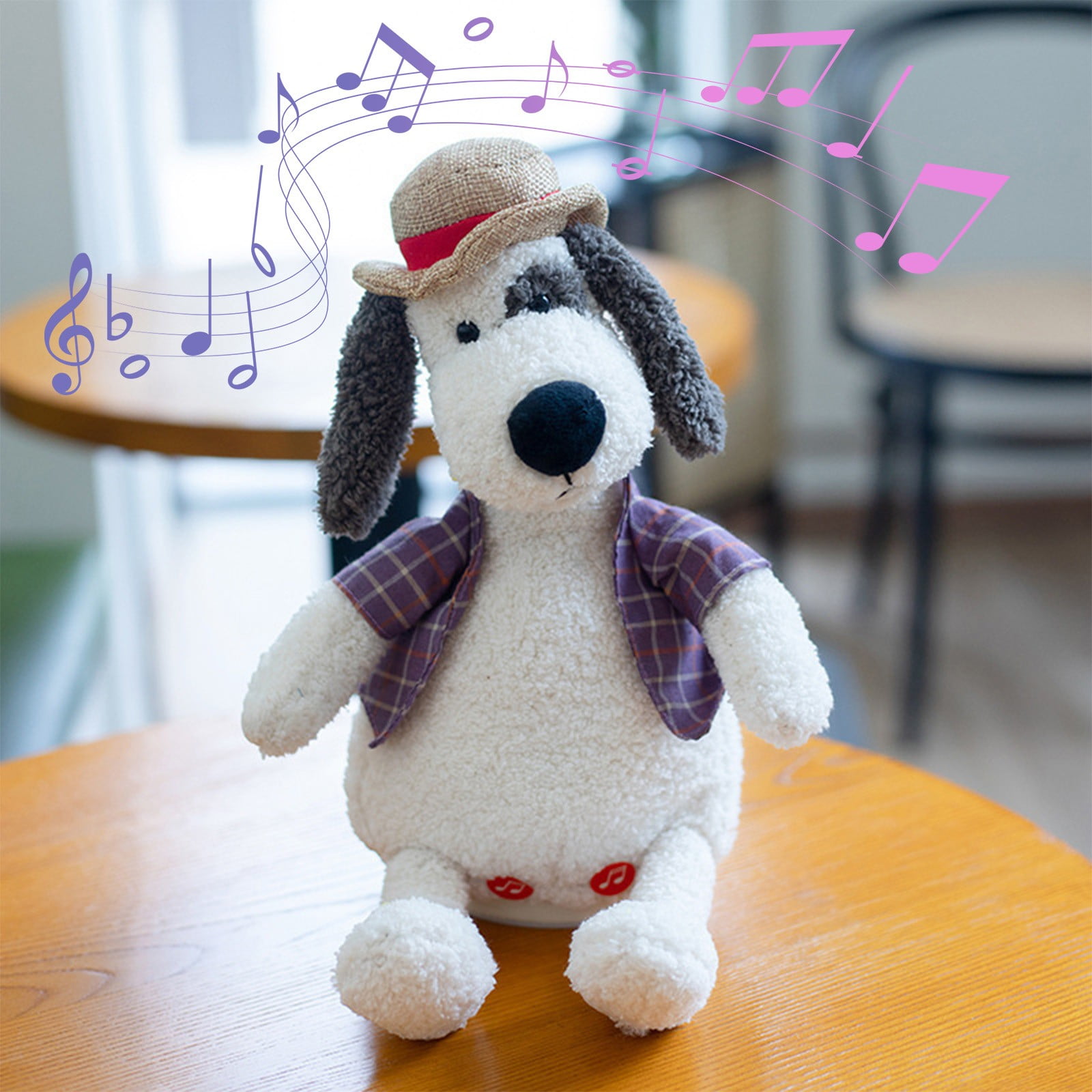saidjrlf Plush Baby Toy,Repeating Dogs Products Plush Toy Doll Electric ...