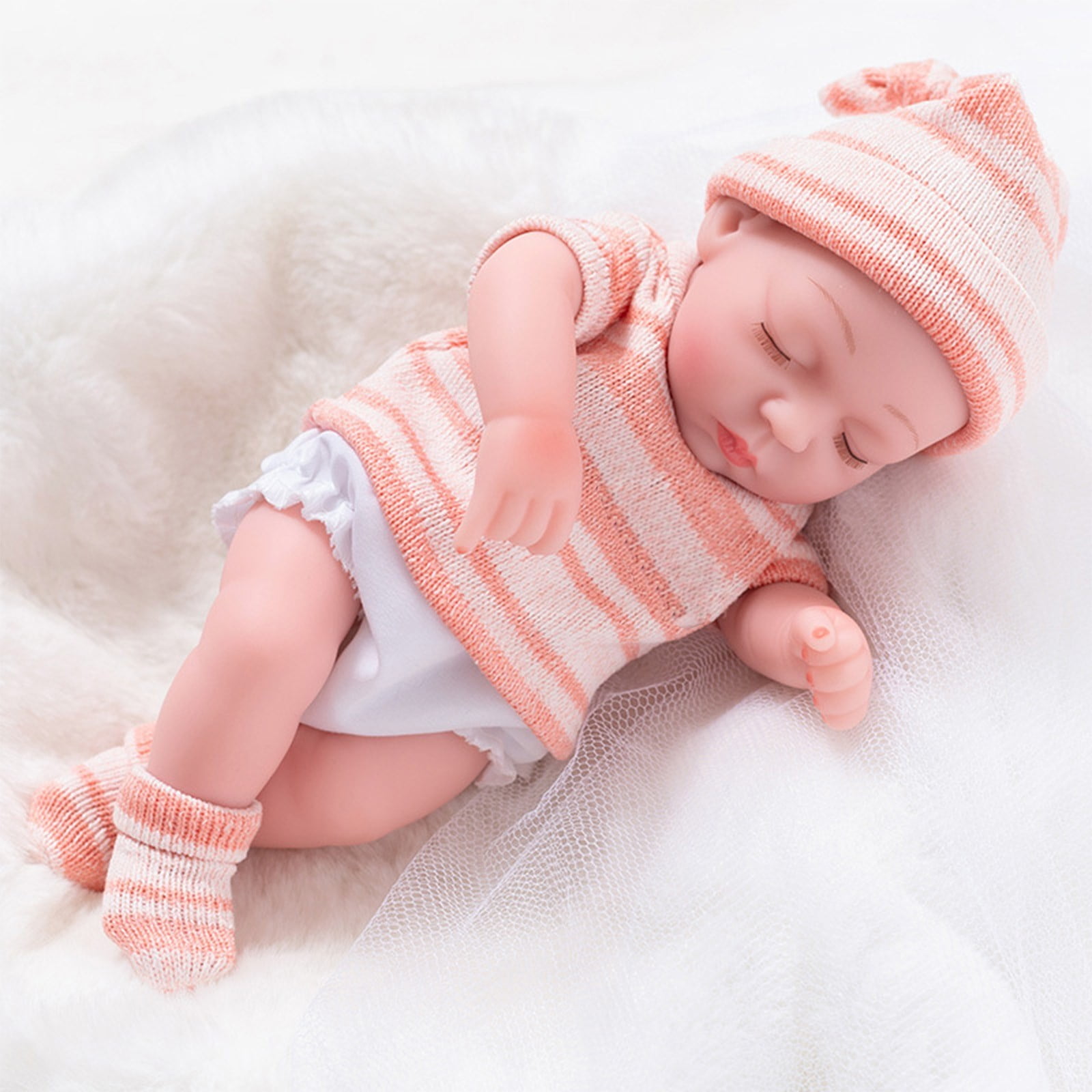 saidjrlf Reborn Baby Dolls,Vinyl Doll Play Home Toy 30cm Reborn Doll ...