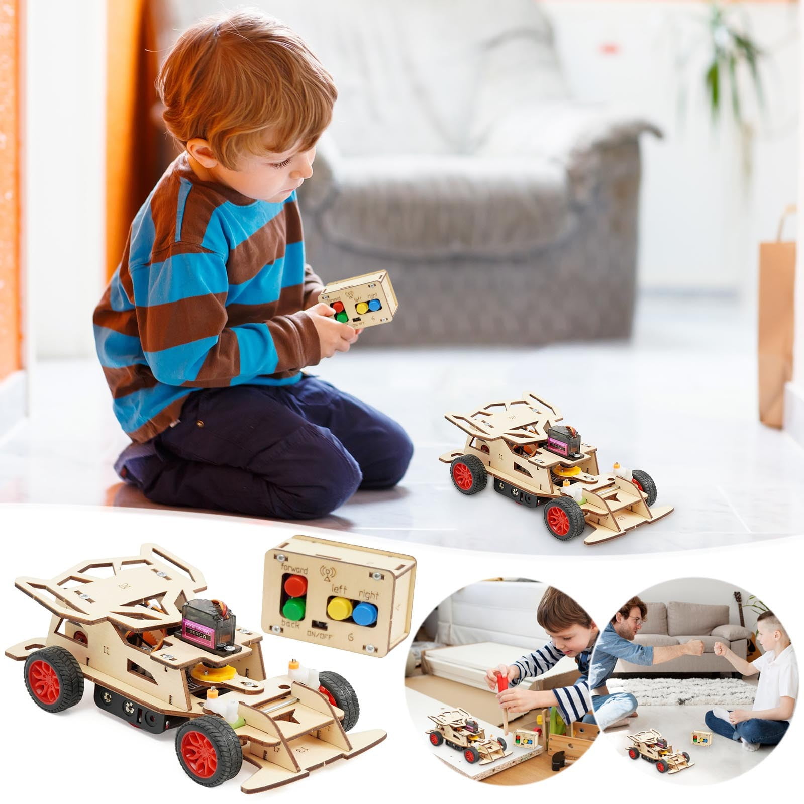 saidjrlf Remote Control Racing Model,DIY Model Kit,Science Experiment ...