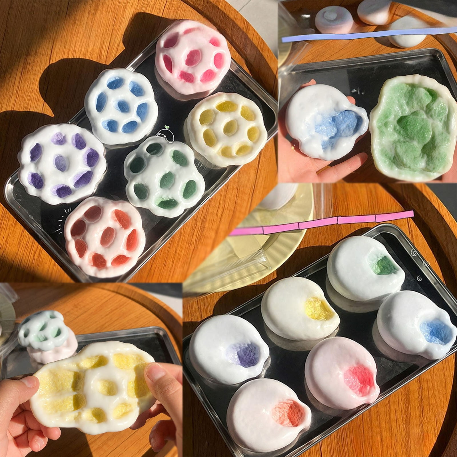 IGEED Squishy Stress Toy,Daifuku Fluid Pinch Decompression Toys,Pinch ...