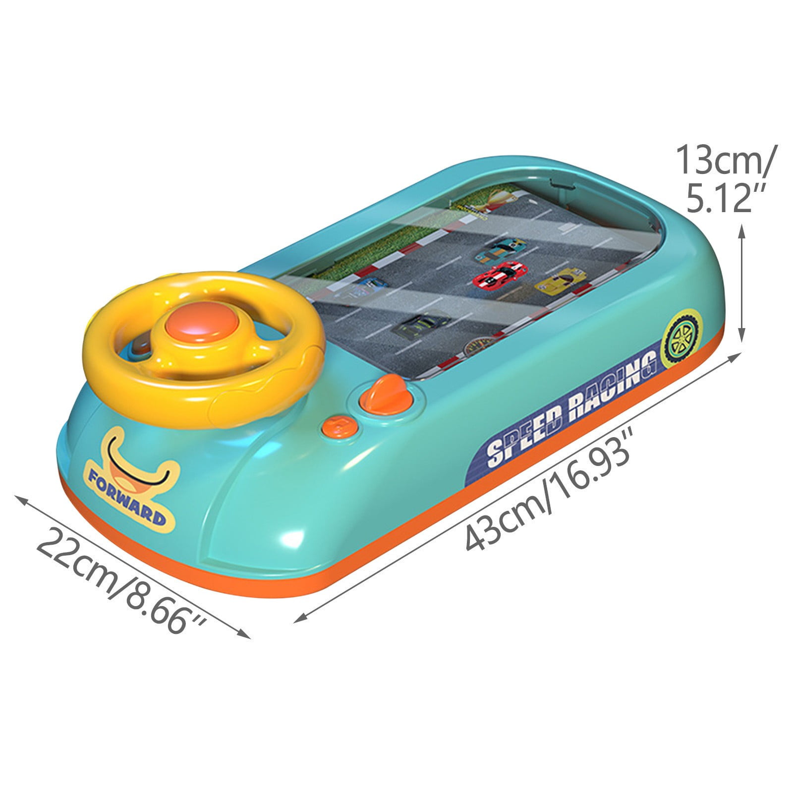 saidjrlf Steering Wheel Simulation Driving Toy for Kids,Puzzle Electric ...