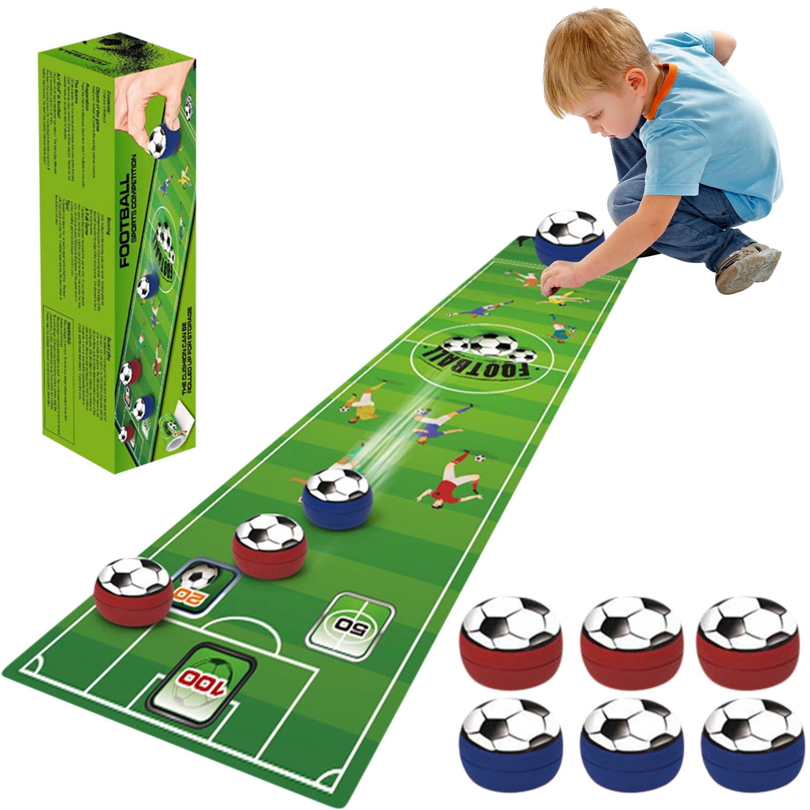 IGEED Tabletop Curling Game,Tabletop Football Board Games for Kids ...
