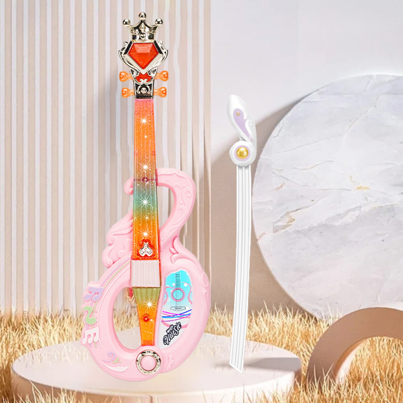 saidjrlf Toy Violin for Kids,Early Education Instrument Set Can Play ...