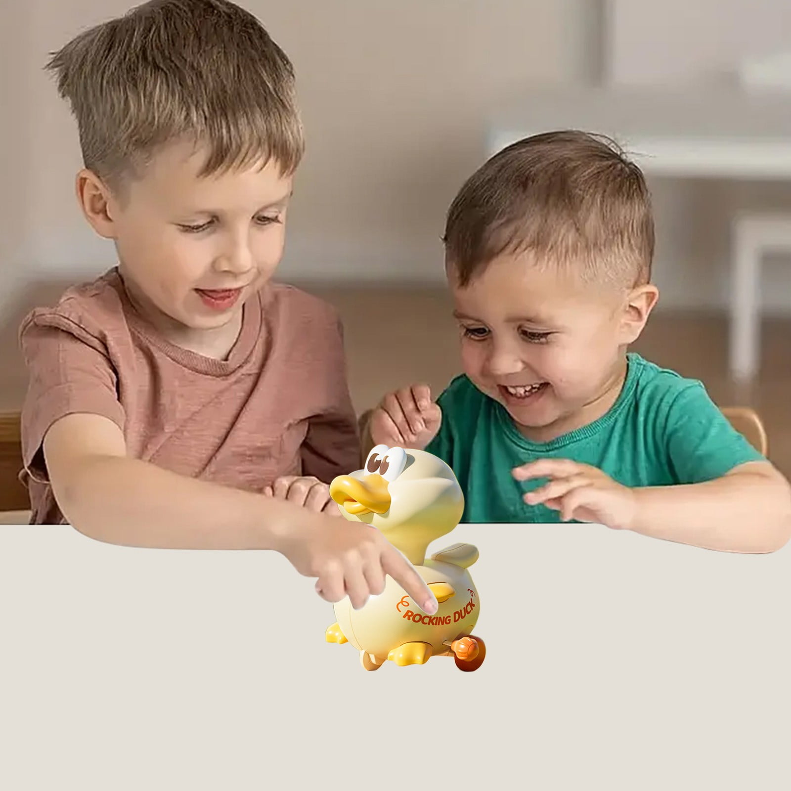 saidjrlf Wind Up Toys for Kids,Wind Up Rocking Animals Toy,Duck Walking ...