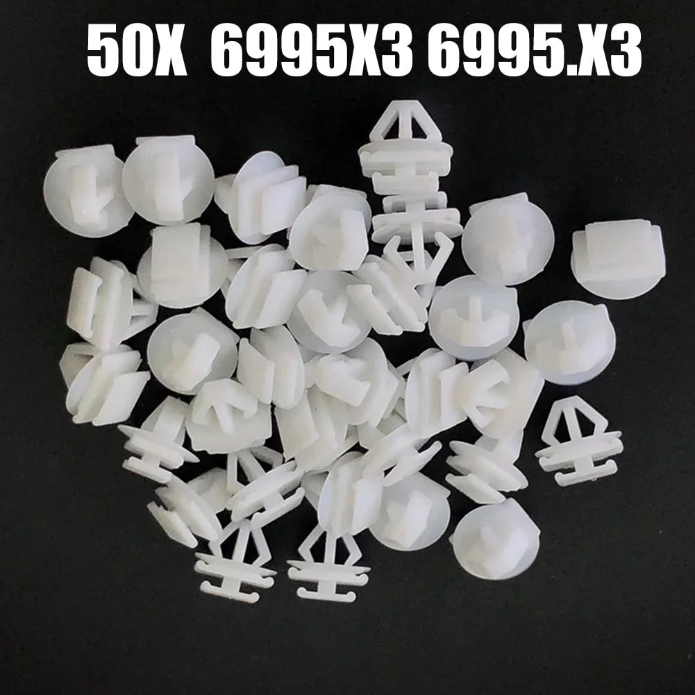sailesiti 10/20/50Pcs Front Grille Panel Clips Expert Door Moulding ...