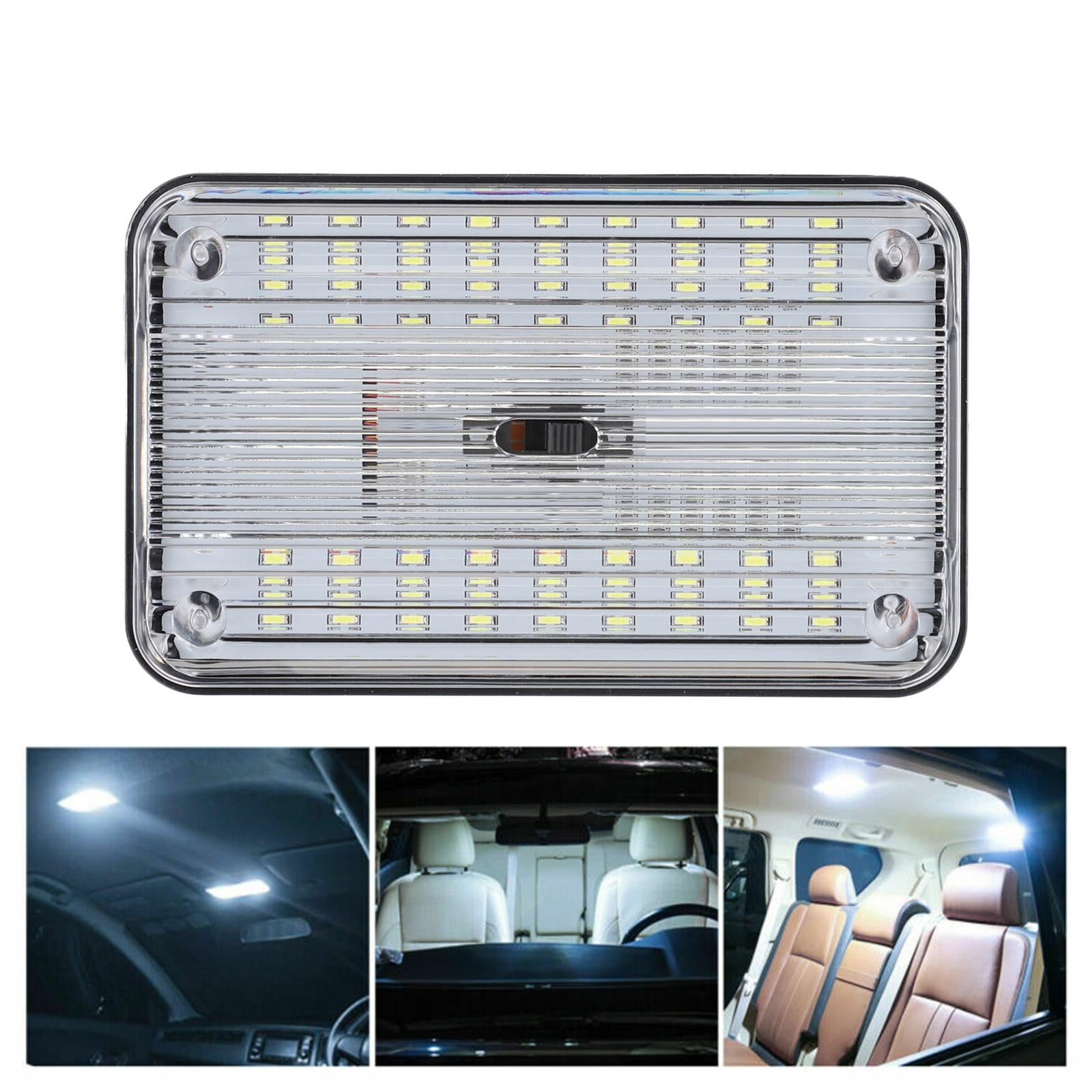 sailesiti 12V 36LED Car Vehicle Interior Dome Roof Ceiling Reading ...