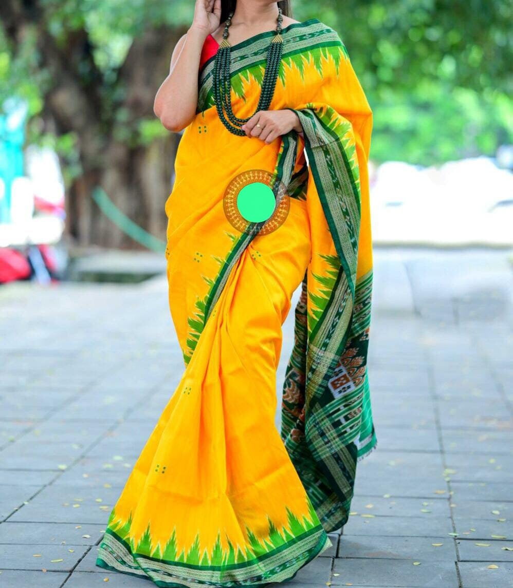 sambalpuri Odisha Upgrade Your Ethnic Wardrobe with New Pure Ikat Silk ...