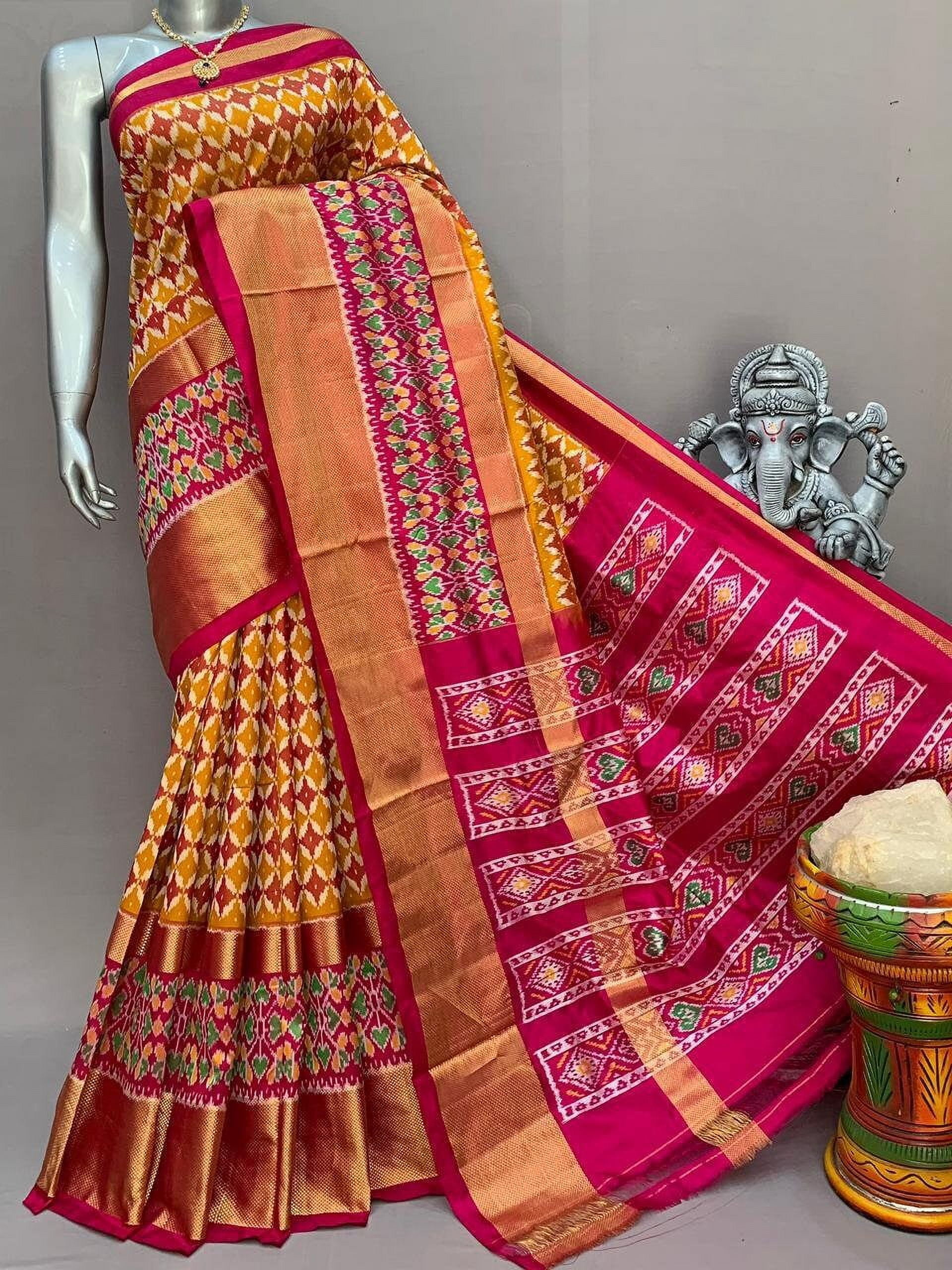 sambalpuri Odisha Upgrade Your Ethnic Wardrobe with New Pure Ikat Silk ...