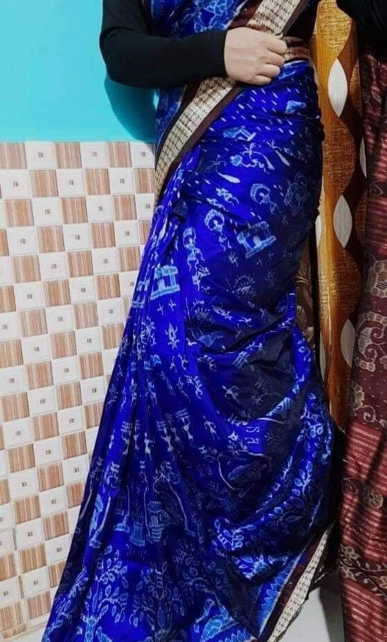 sambalpuri Odisha mix silk pasapali silk saree baliworad saree ...