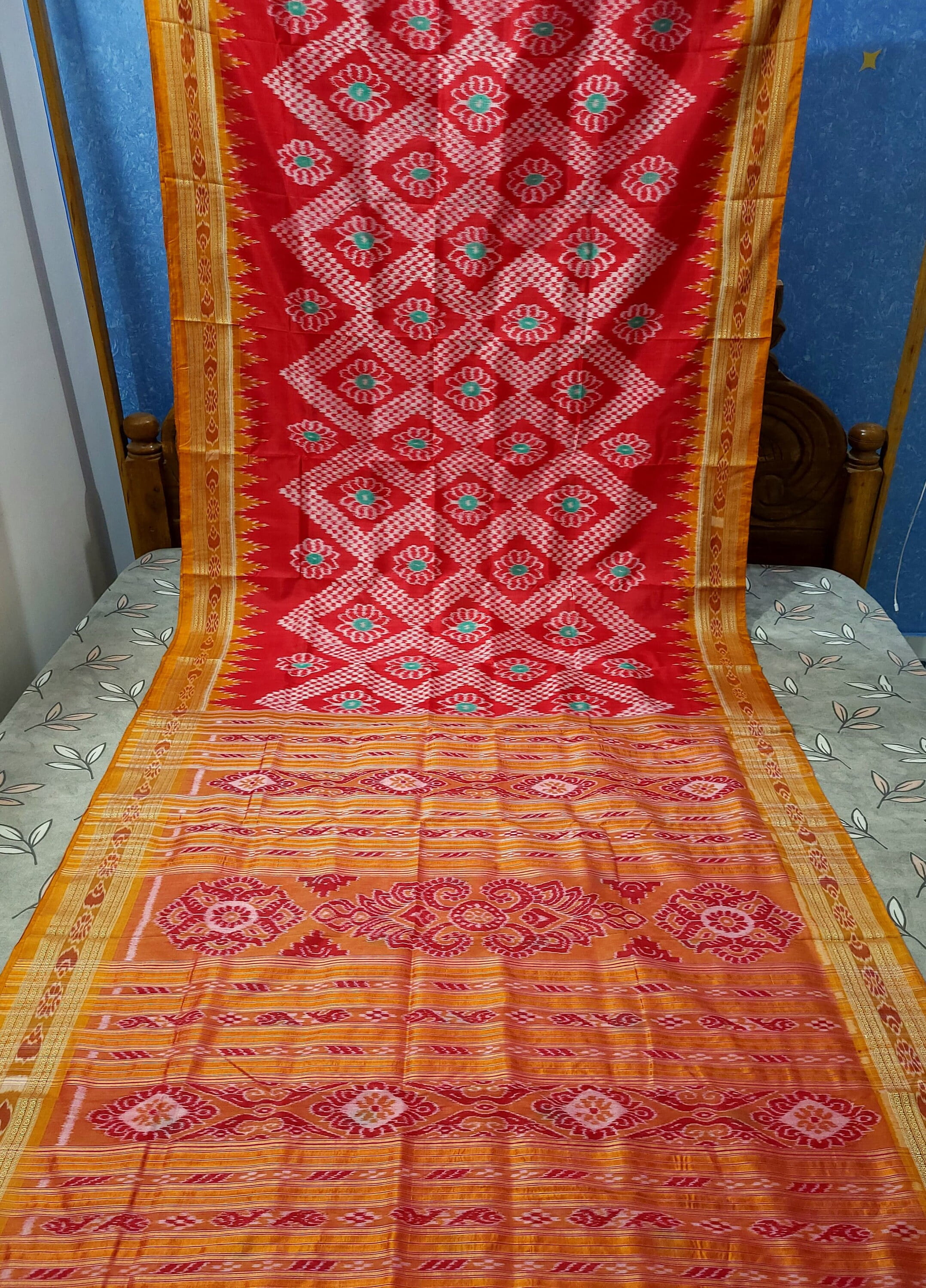 sambalpuri Odisha pure silk pasapali Khandua silk baliworad saree ...