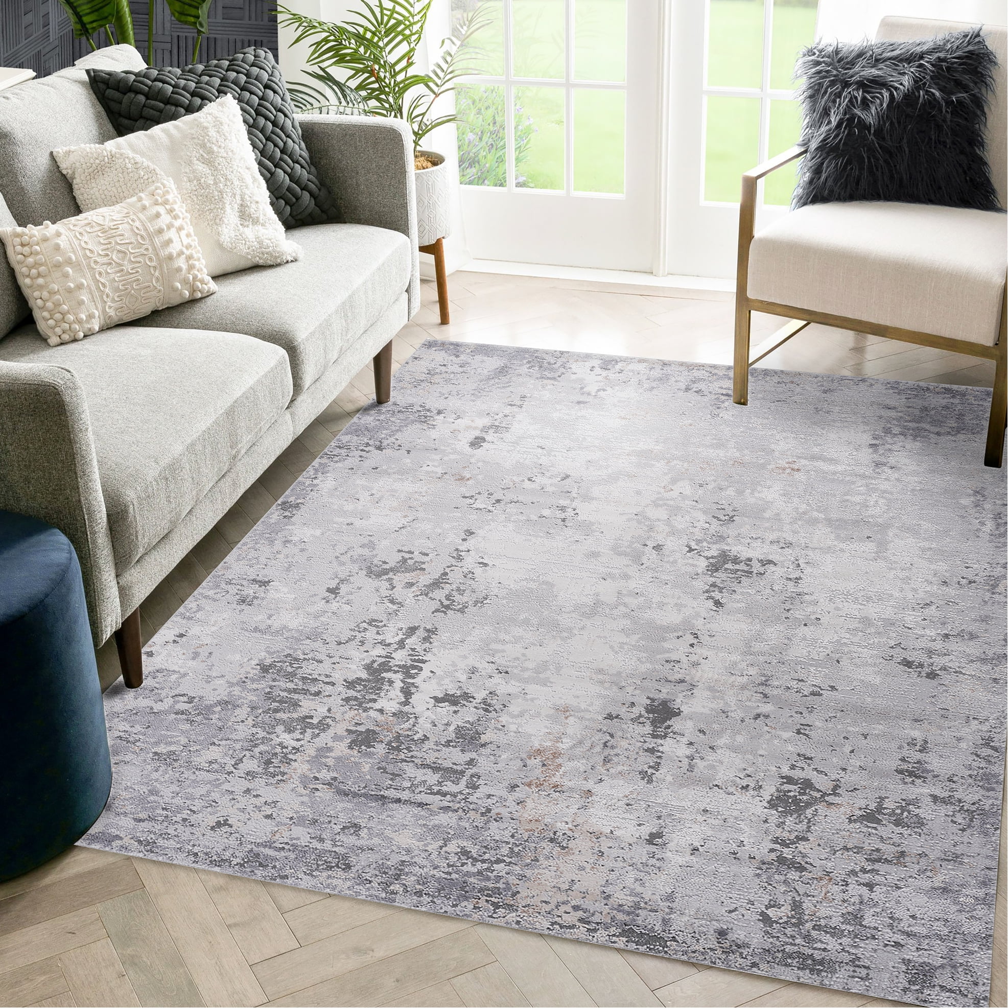 /sand/abstract 5x7 Area Rug, Non-shedding & Stain , Suits Dining Room ...