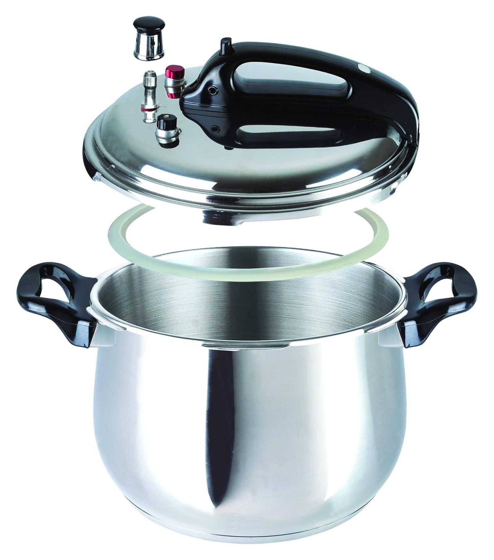 saneey Stainless-Steel, 5.3-quart Pressure Cooker, 5-liter Capacity ...