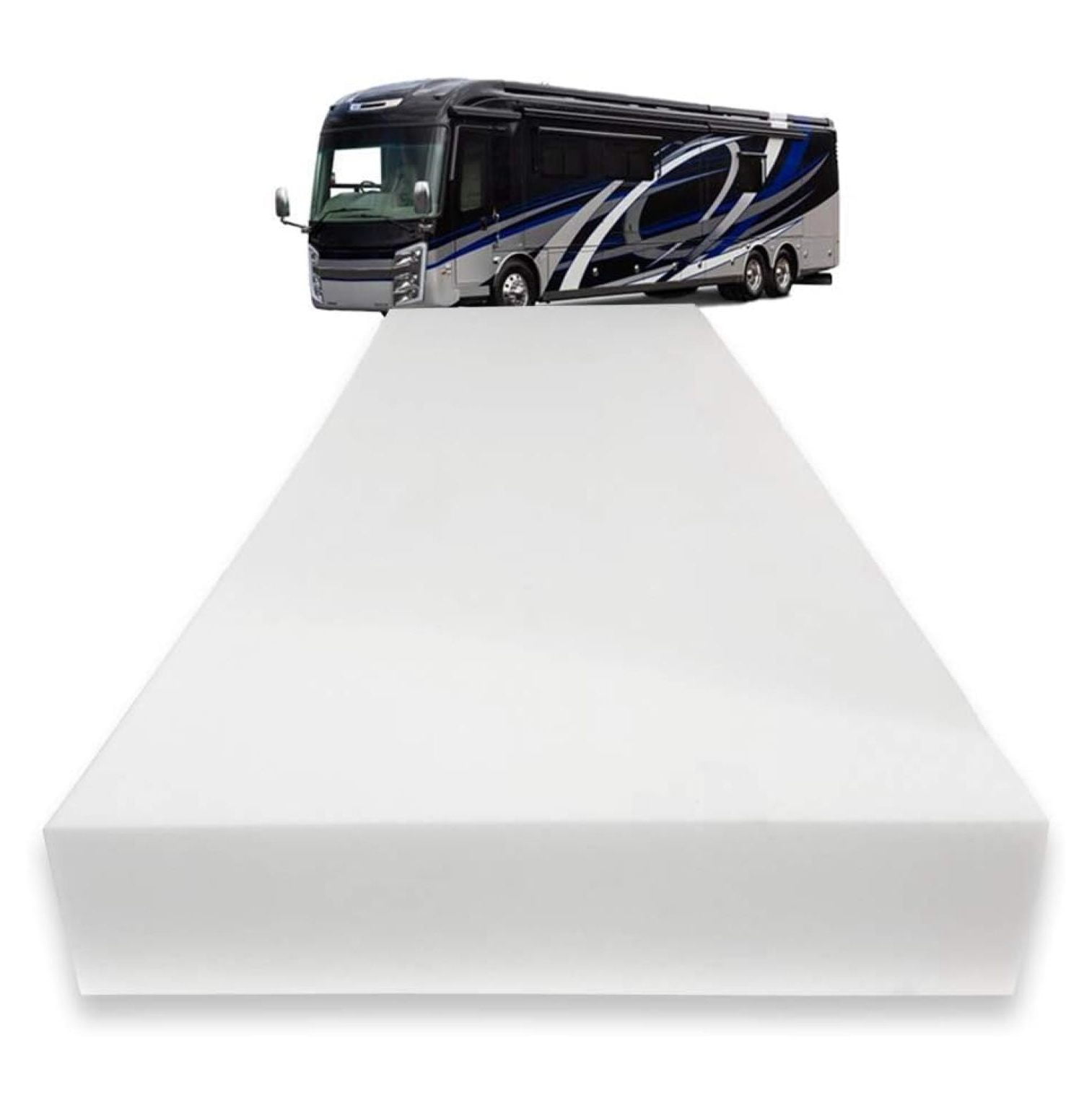 saney 1-8” x 30” x 80” Camper/RV Travel High-Density Bunk Mattress Foam ...