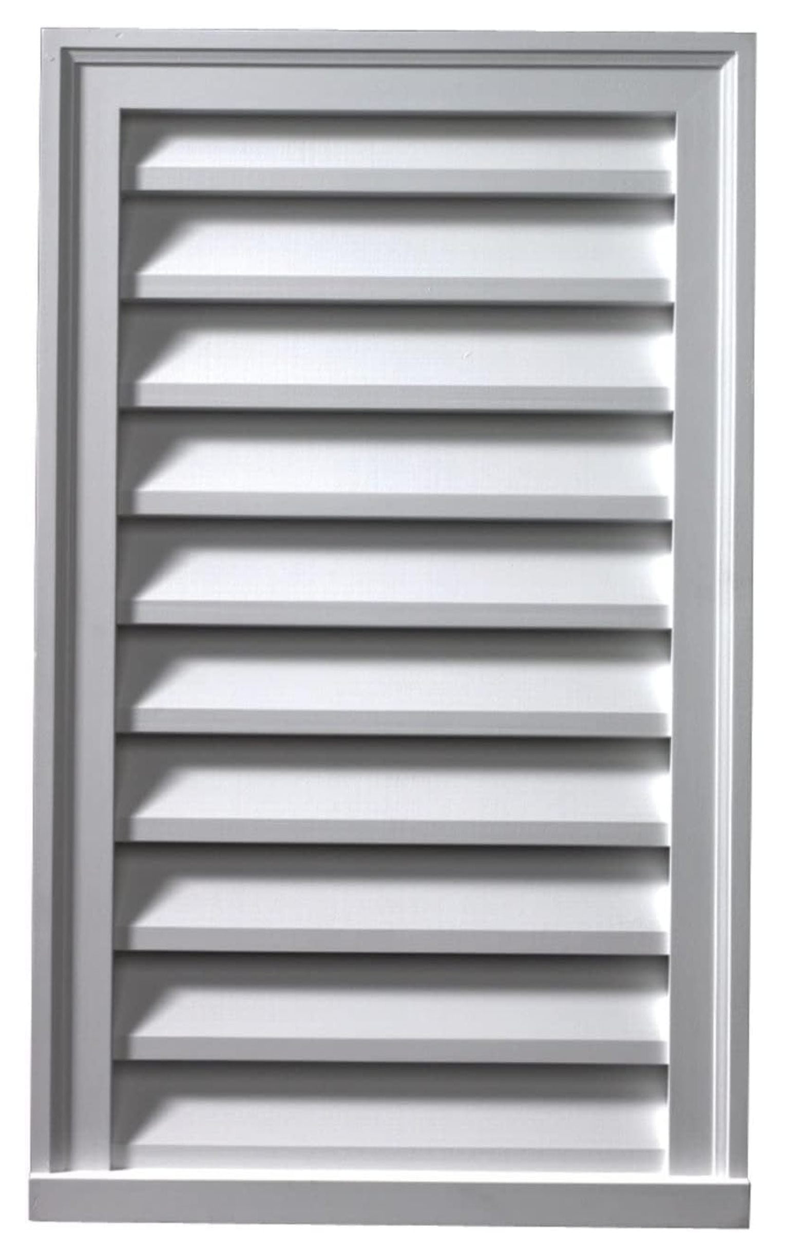 saney 14" W x 32" H x 2" P Brick Mould Vertical Louver, Non-Functional ...