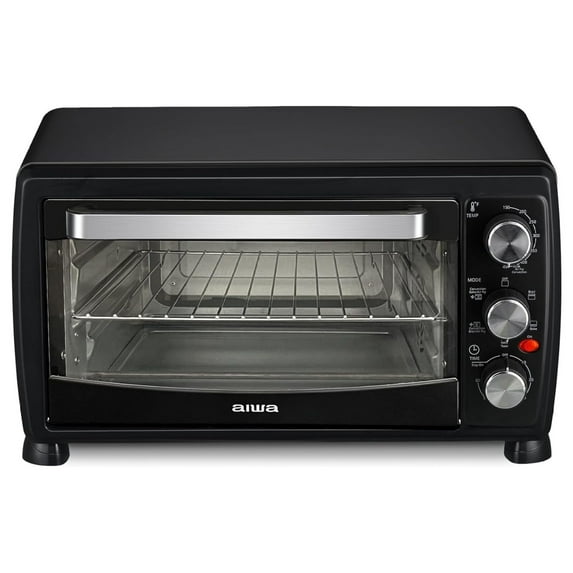 saney 1400W Toaster Oven 6 Slice with Baking Tray, Air Fry Bake Toast ...