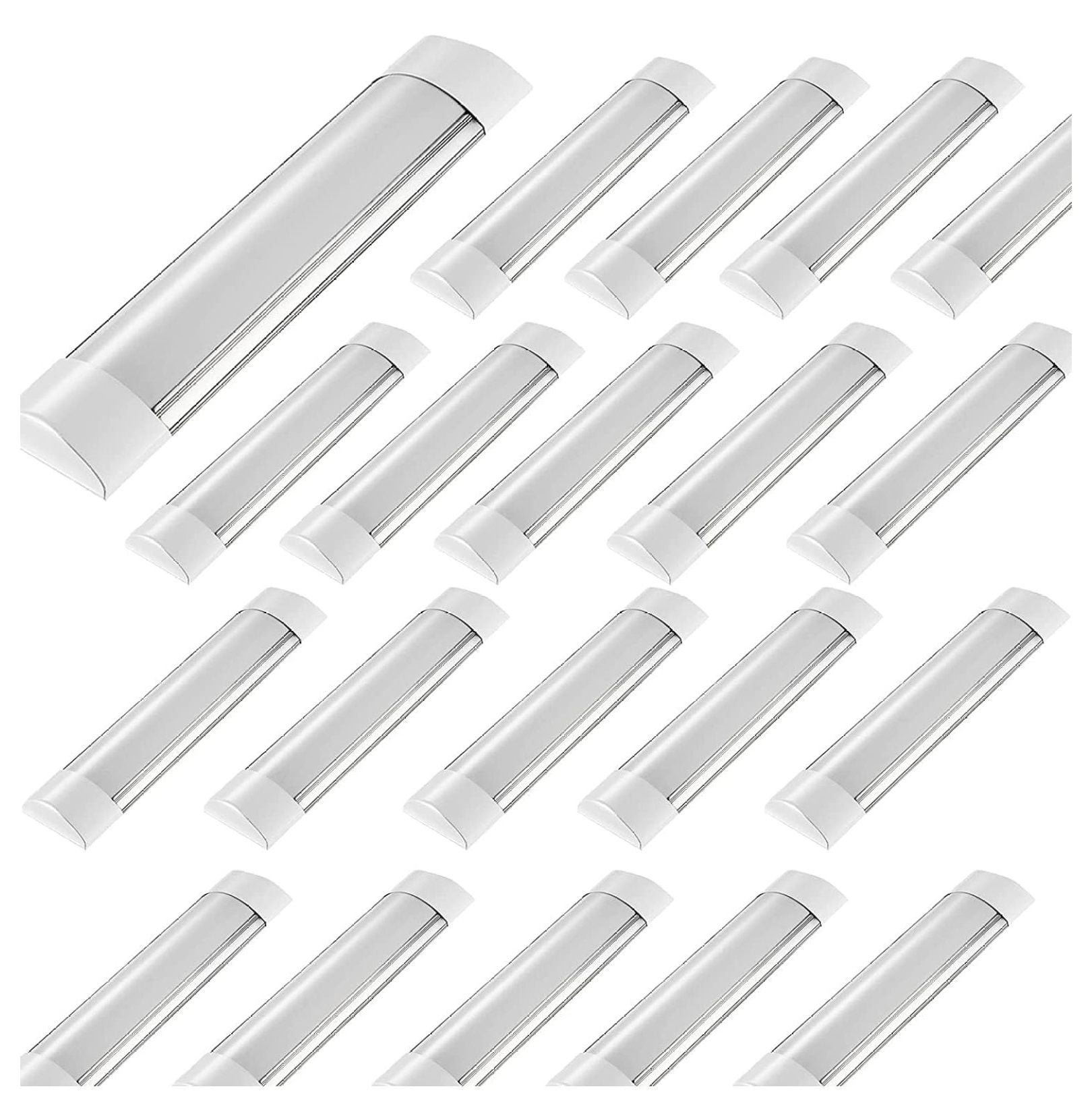 saney 20Pcs 2ft Led Shop Light Fixture, 20W LED Tube Light, 2400lm ...