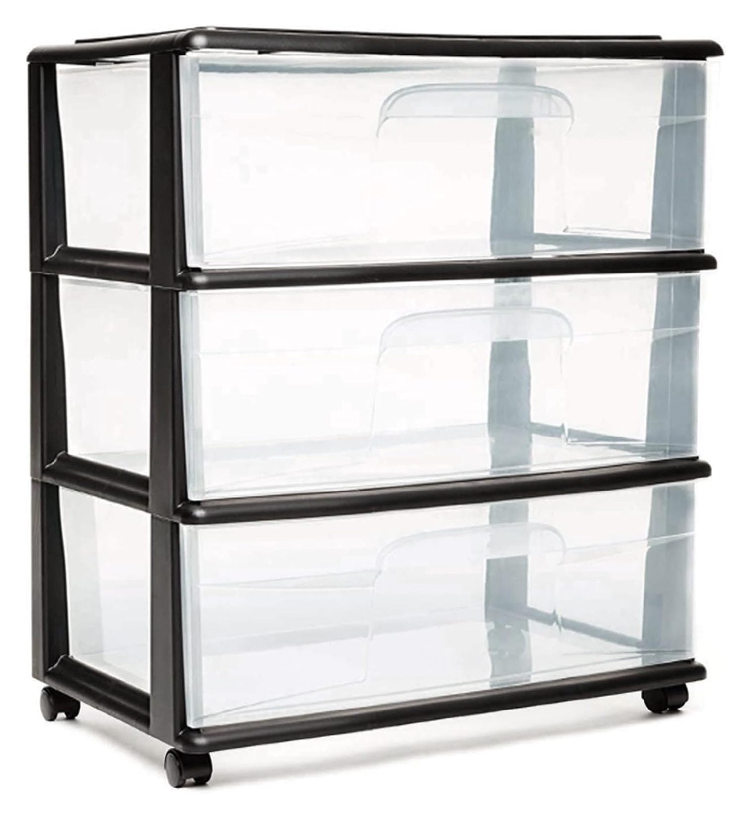 saney 3-Drawer Cart Organizer, Plastic Storage Drawers, Home Storage ...