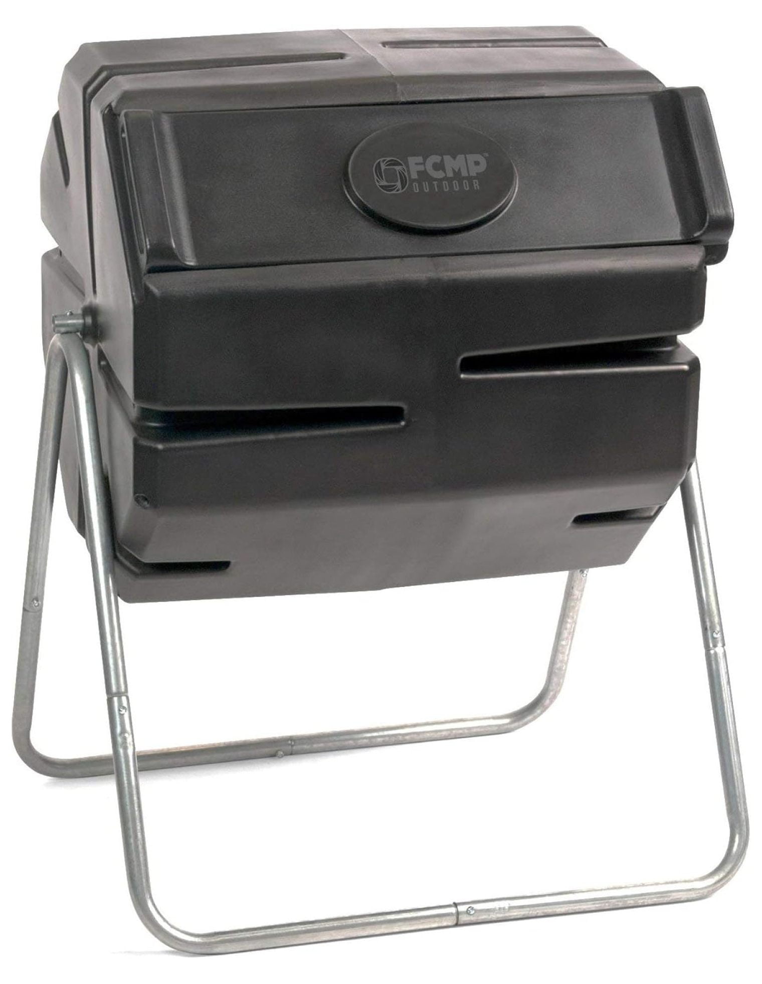 saney 37 Gallon 1 Piece Plastic Single Chamber Roto Tumbling Composter ...