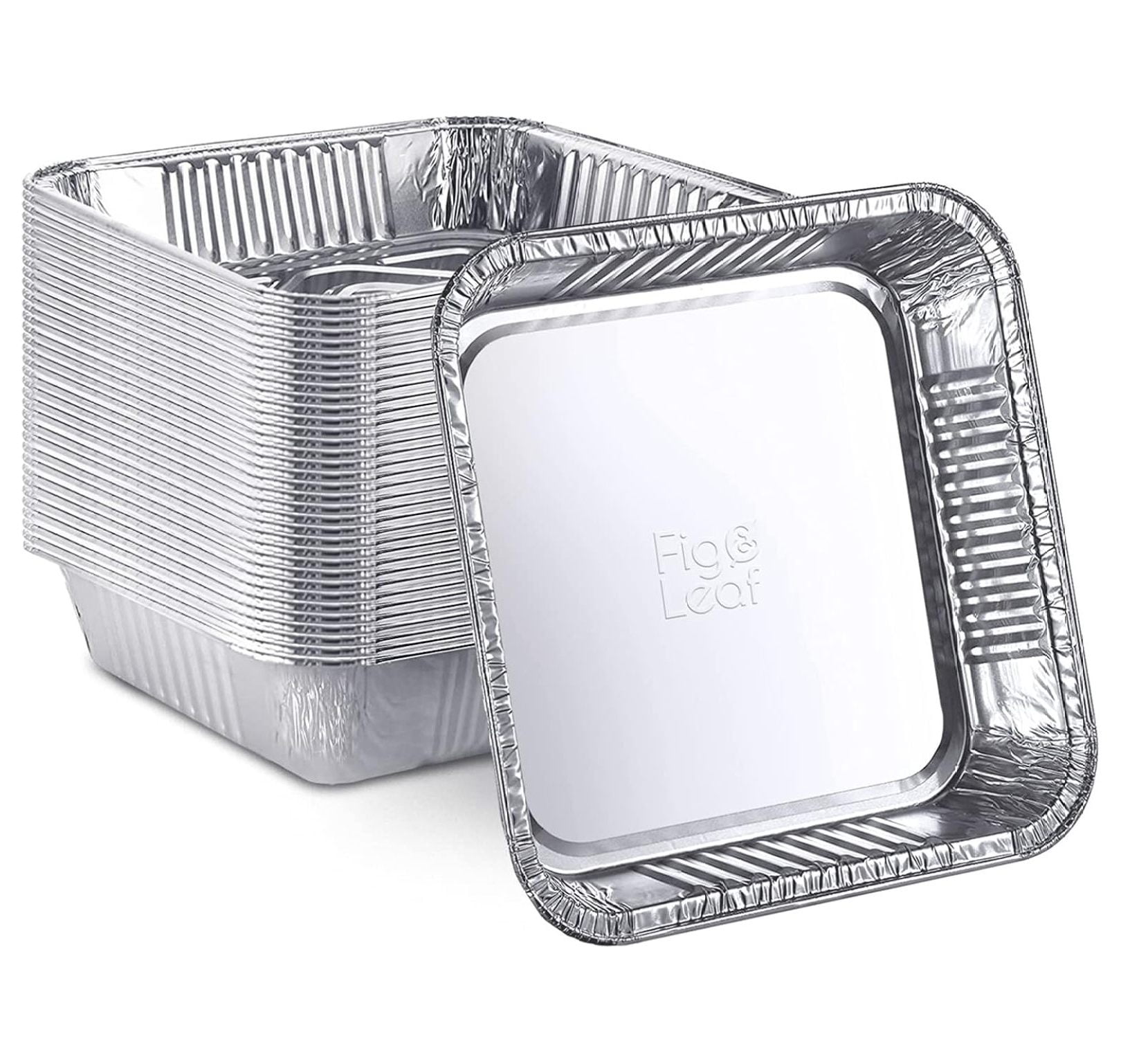 saney (480 Pack) 7” x 7” Square Baking Cake Pans| Disposable Aluminum ...