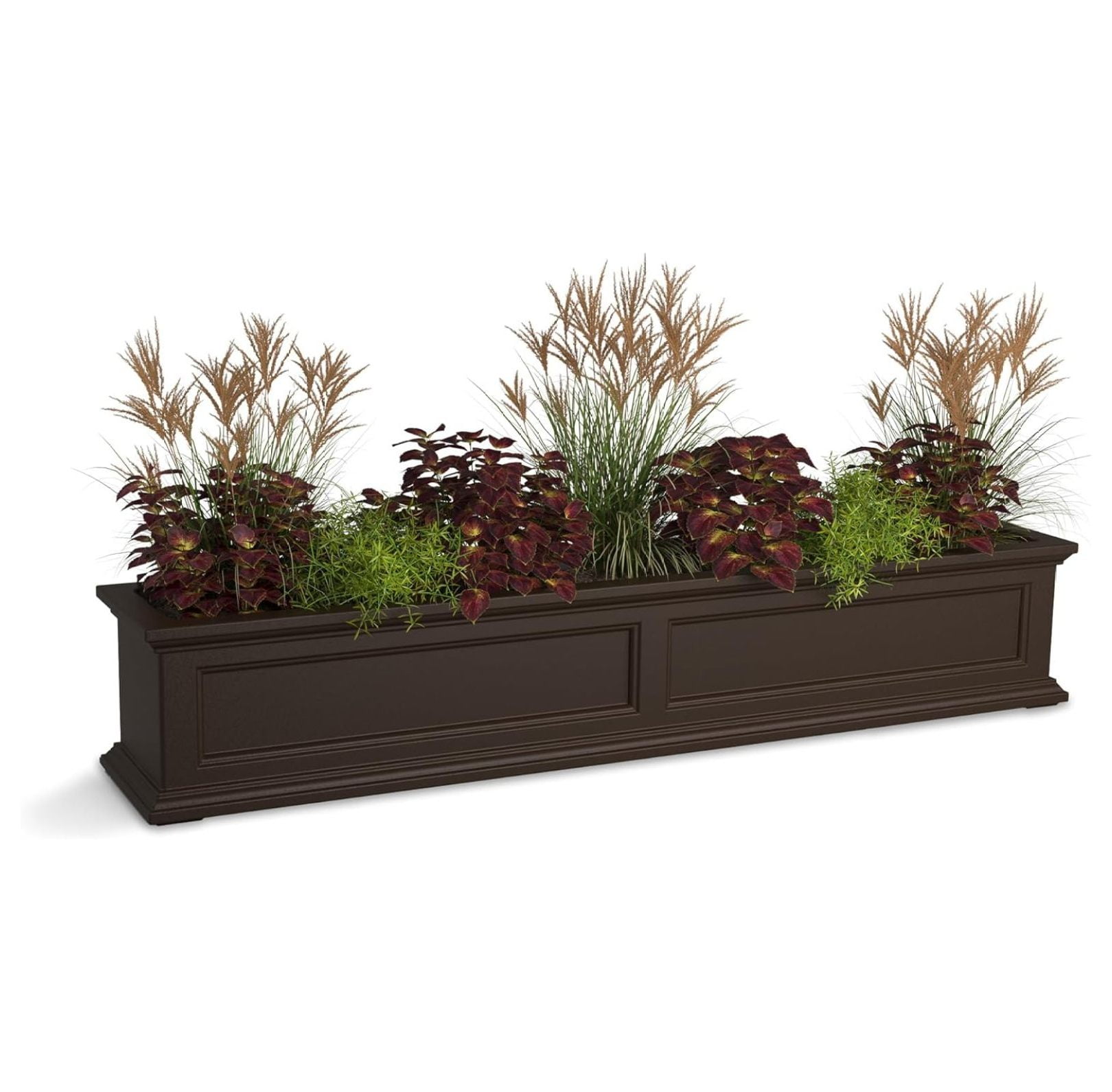 saney 5ft Window Box - Espresso - 60in L x 11in W x 11in H - with 4.7 ...