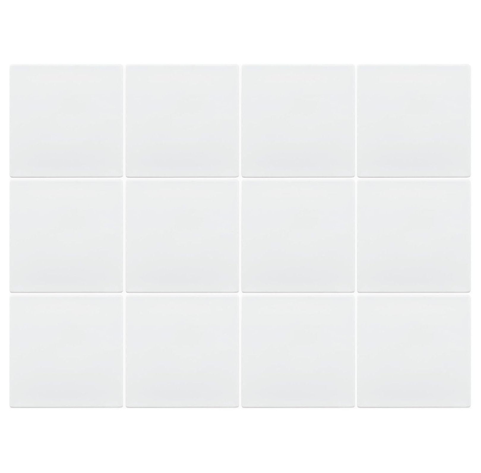 saney Decor Classic 4x4 Inch Square Tile, Decorative Interior Wall Tile ...