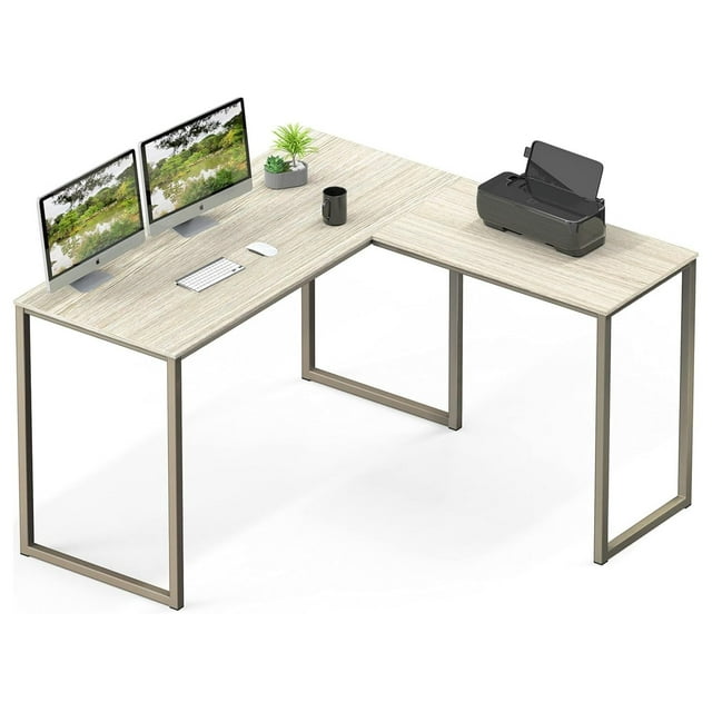 saney -Inch Mission L-Shaped Home Computer Desk, Maple - Walmart.com