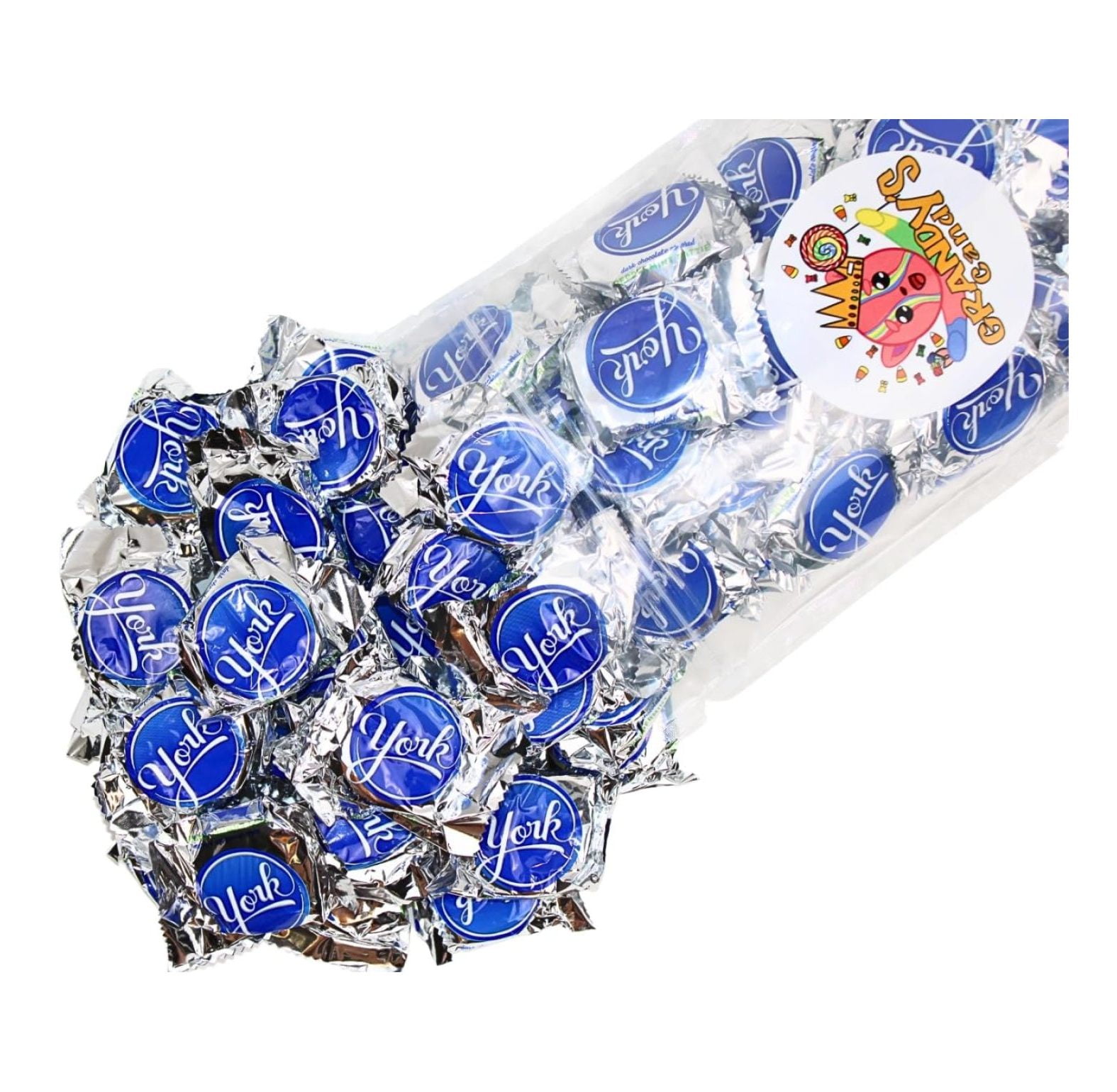 saney Mini York Peppermint Patties- Bulk Candy- Super Saver ...
