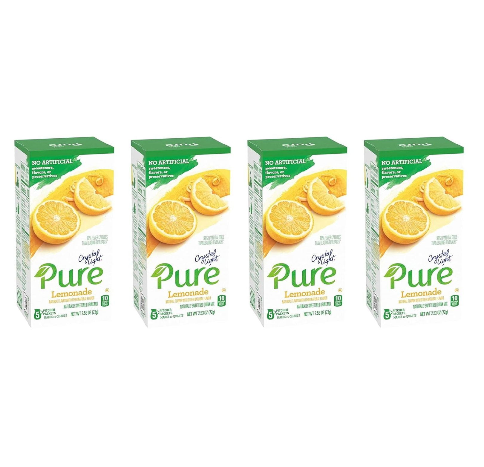 saney Pure Lemonade Drink Mix, 10-Quart Canister (4 Canister Pack ...
