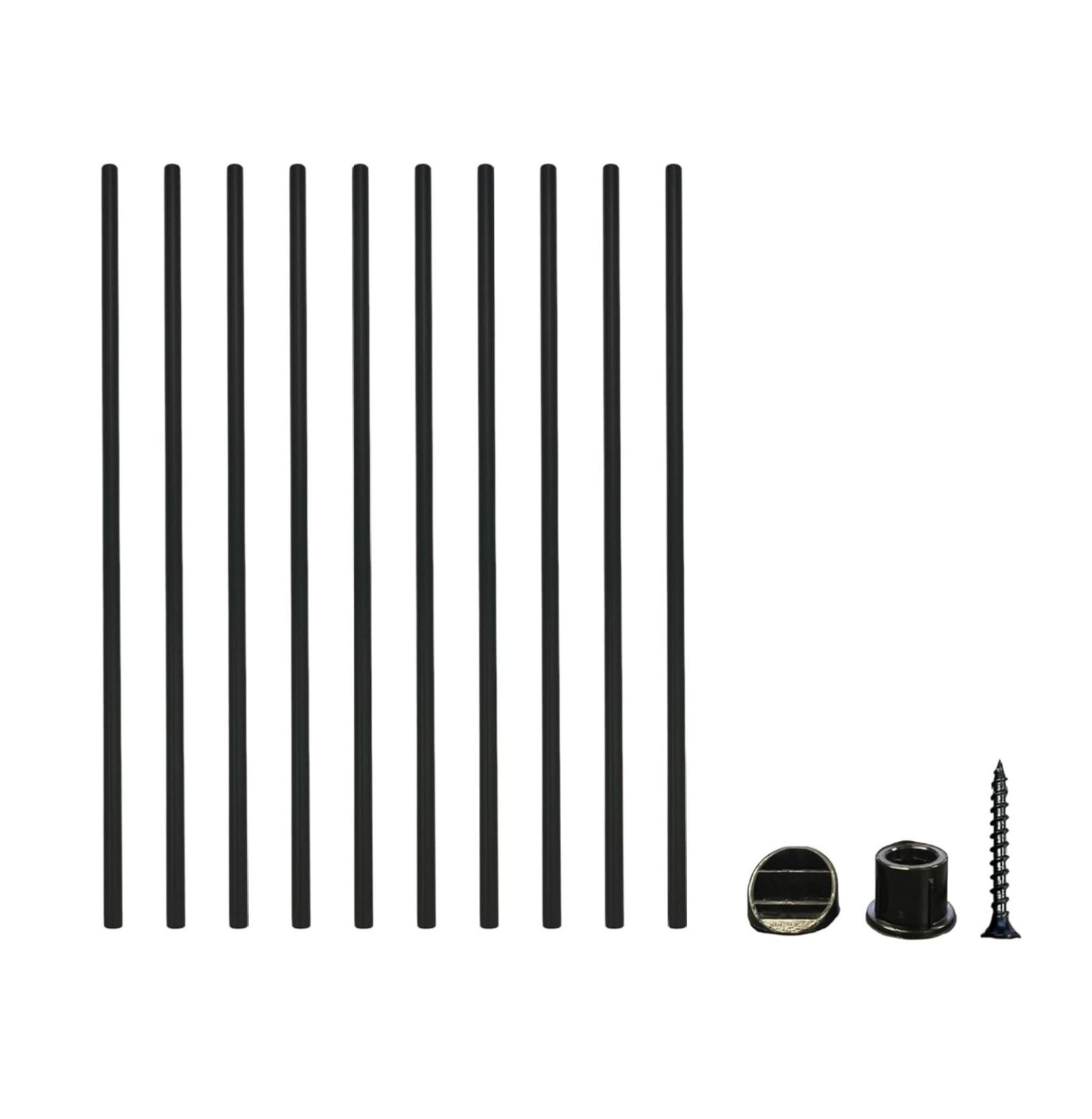 saney Round Balusters, 26’’ – 20pk Stair Baluster Kit with 40 ...