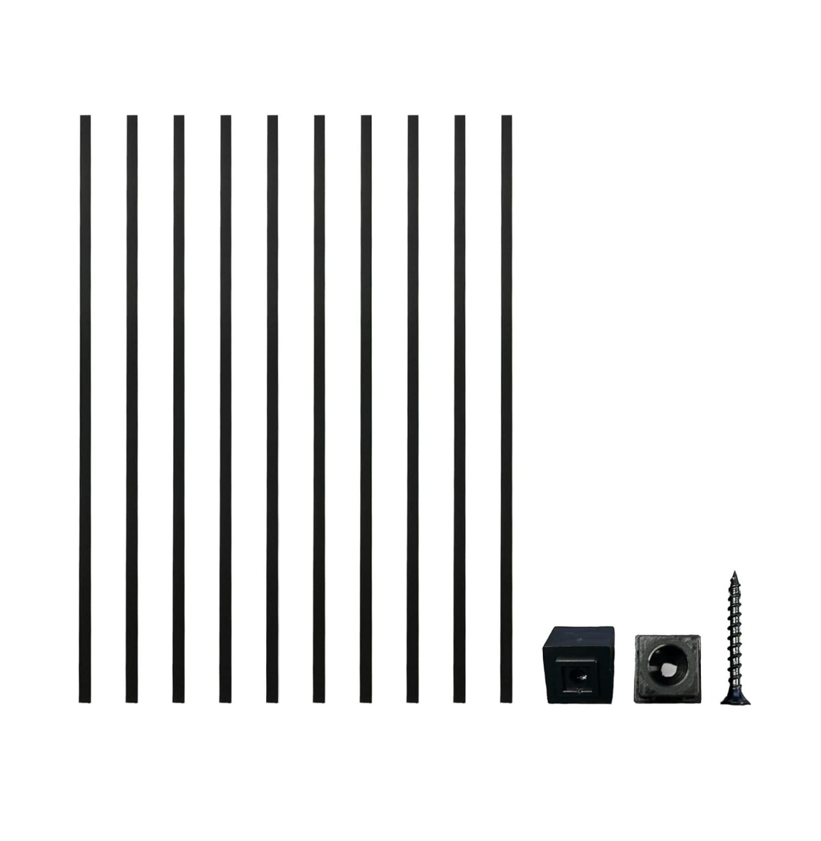 saney Square Balusters, 32’’ – 10pk Stair Baluster Kit with 20 ...