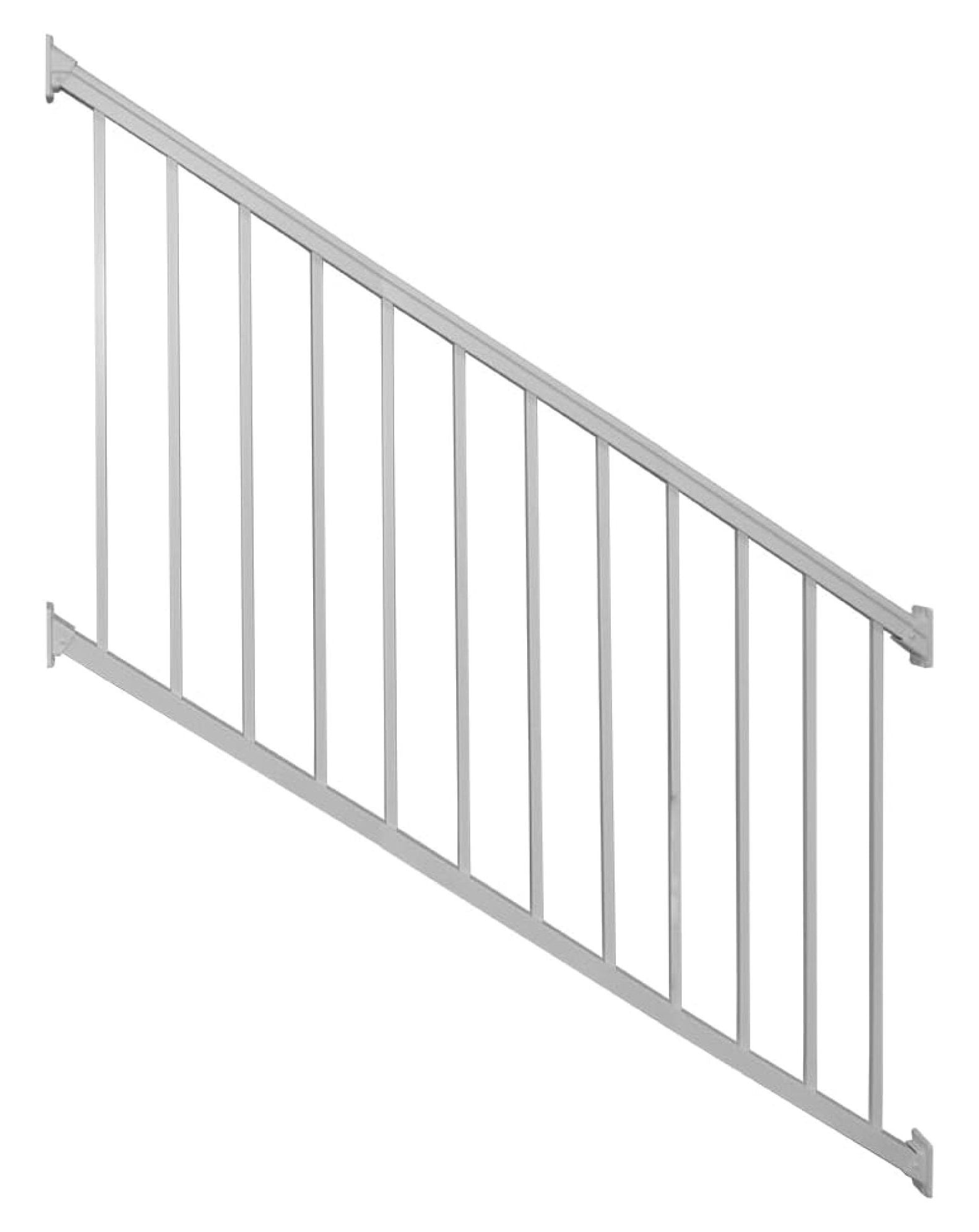 saney Stanford Railing Kit – Aluminum Indoor & Outdoor Stair Railing ...