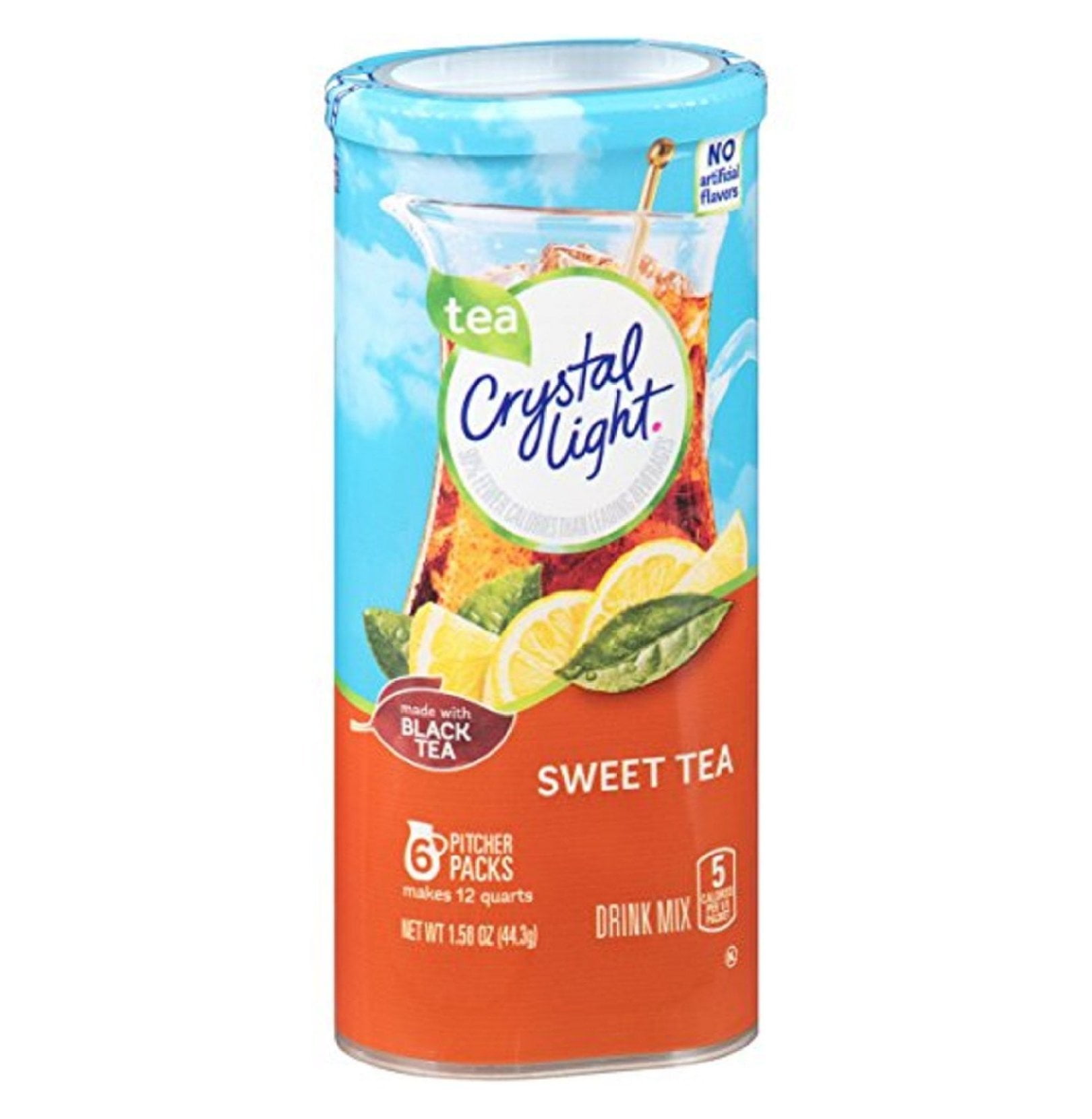 saney Sweet Tea Drink Mix (12 quart=6 packets) NEW FLAVOR (Pack of 4 ...