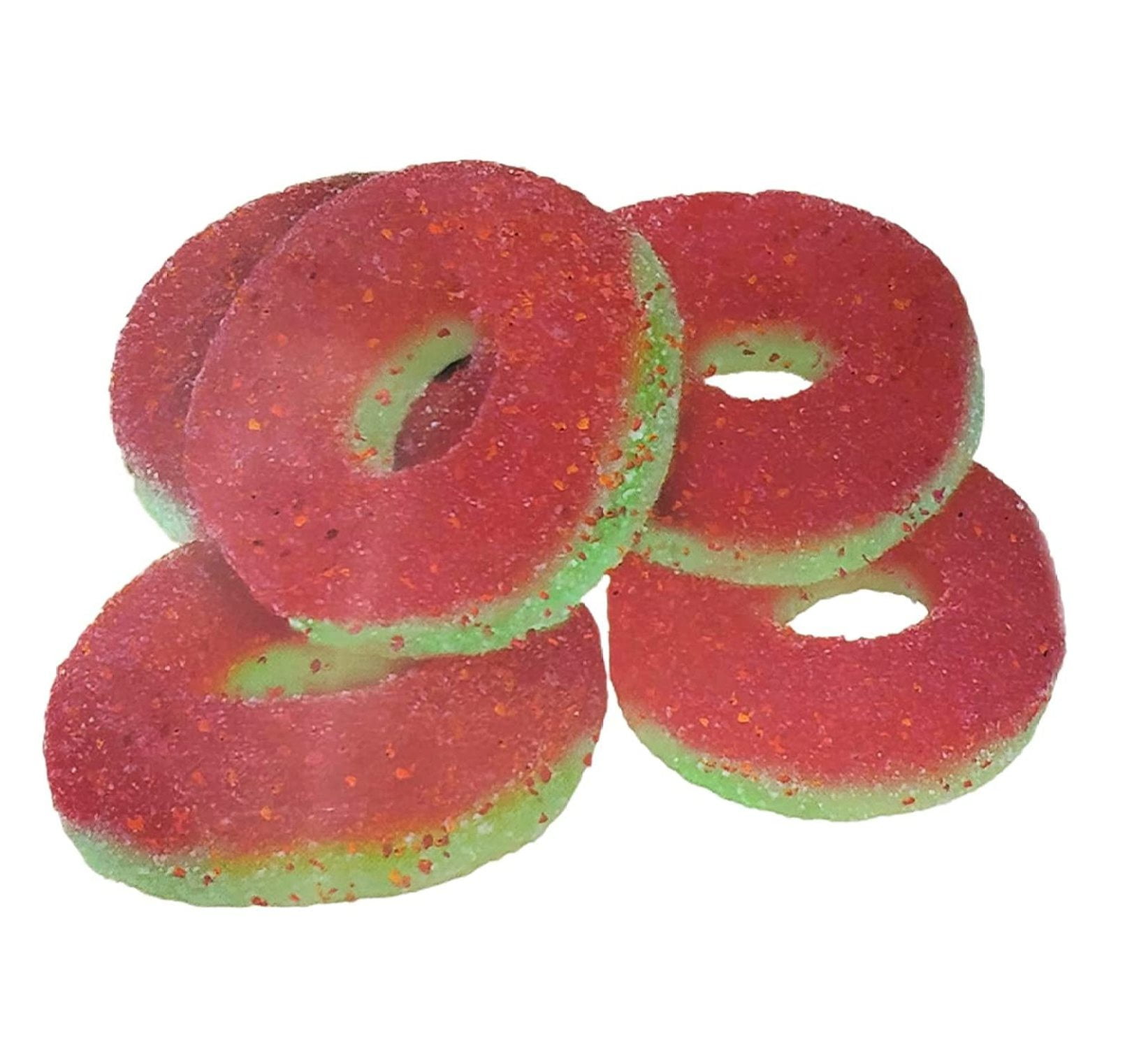 saney Tajin Watermelon Rings Chili & Lime Seasoned Gummy Candy Snack ...