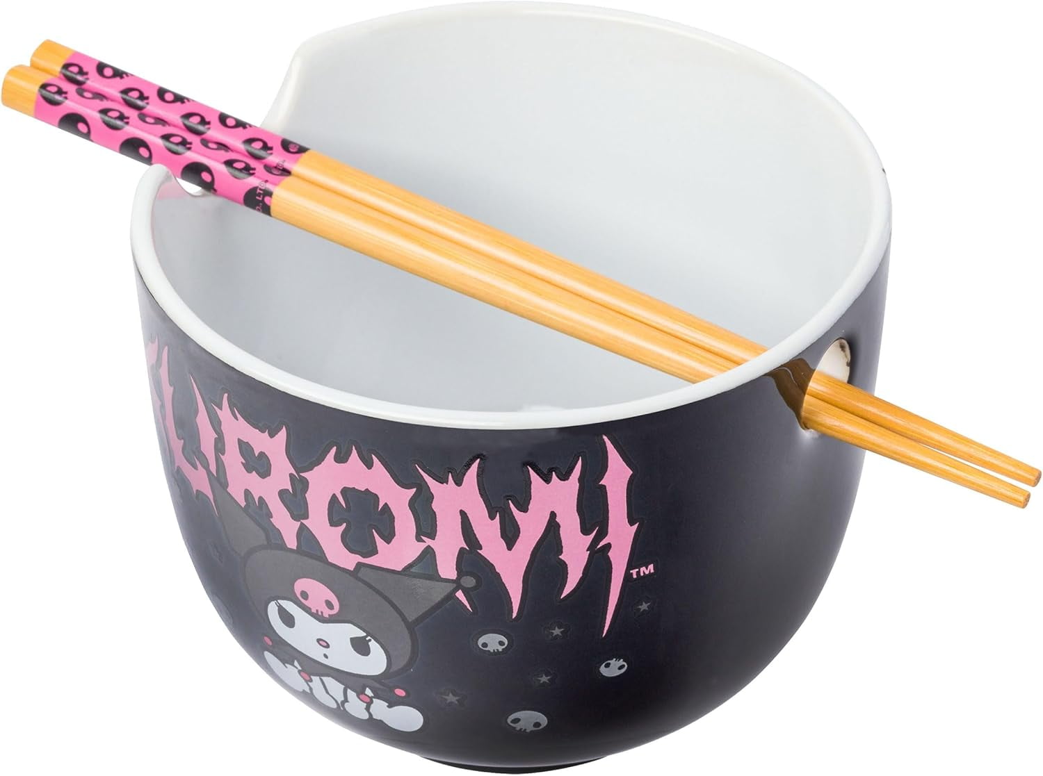 **sanrio hello kitty and friends kuromi ceramic ramen noodle rice bowl ...