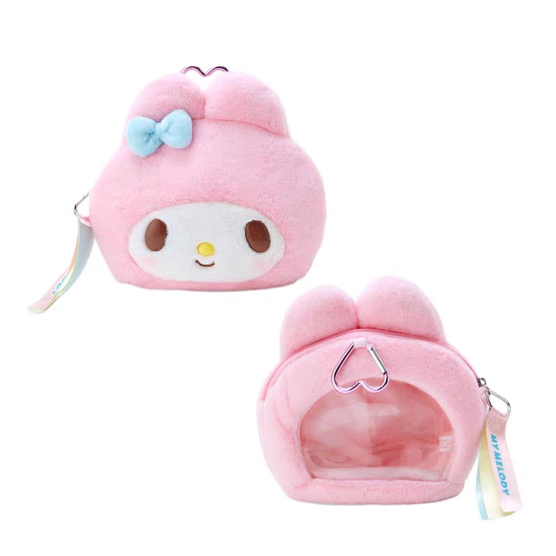 sanrio hello kitty plush hanging bag pain bag kuromi barji pendant my ...