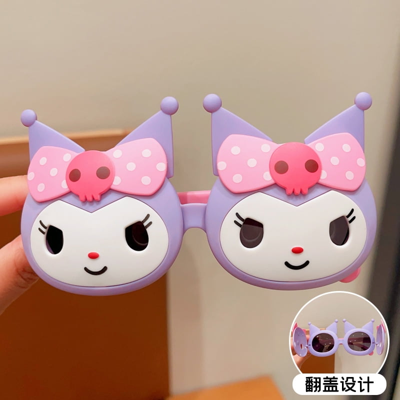 sanrio kuromi hello kitty children's sunglasses little girl cartoon ...