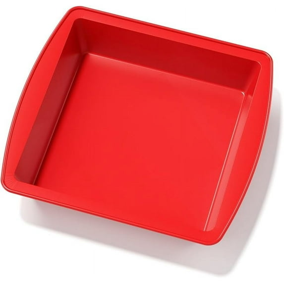 saphe 8 inch Silicone Square Cake Pan Nonstick Silicone Cake Molds ...
