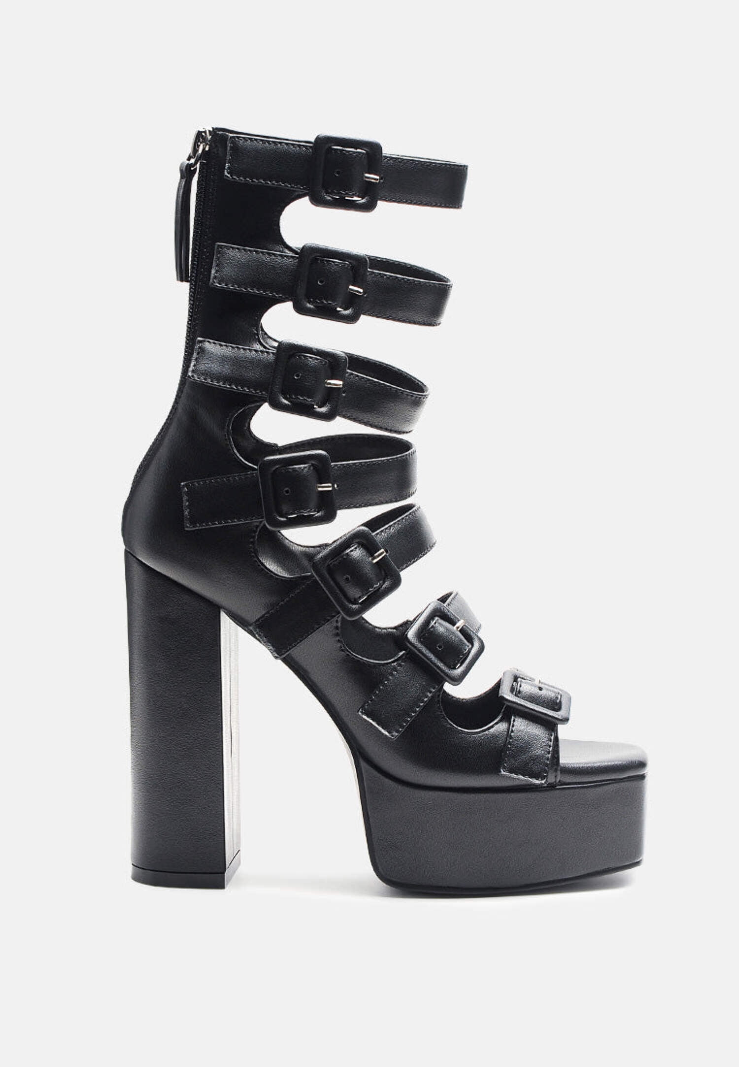 Sarouchi Caged Gladiator Platform Sandals - Walmart.com