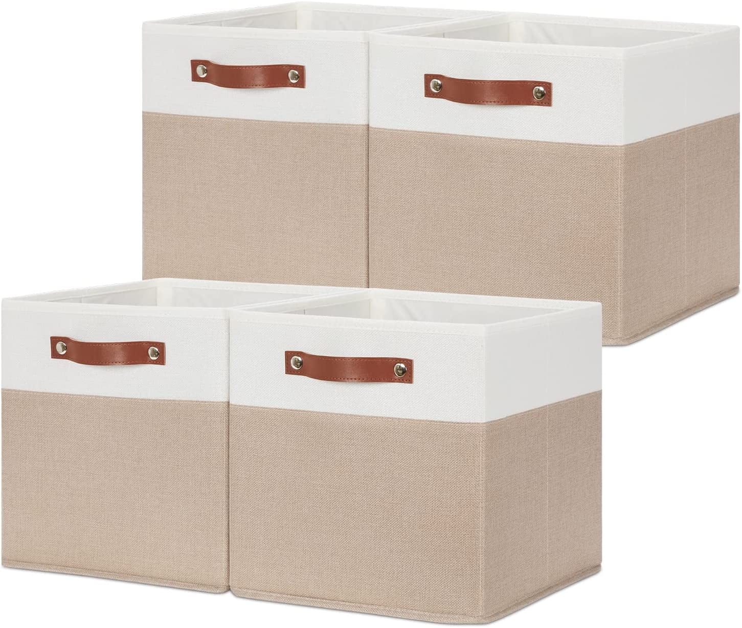 sasyxdc 11 x 11 Storage Cubes Bins for Storage Organizer Shelf Fabric ...