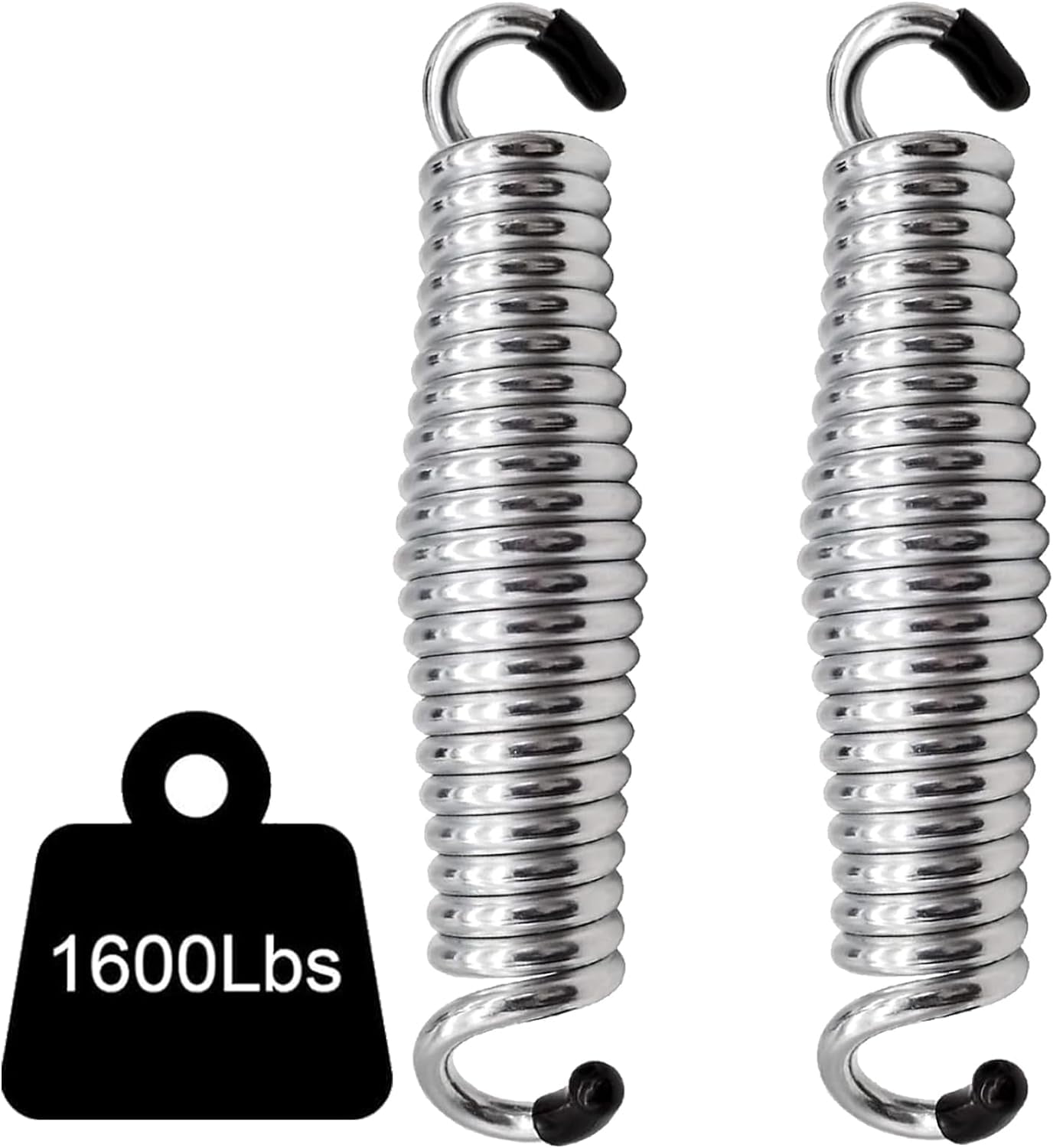 sasyxdc 2Pack Heavy Duty Porch Swing Springs 1600lb Capacity Corrosion ...