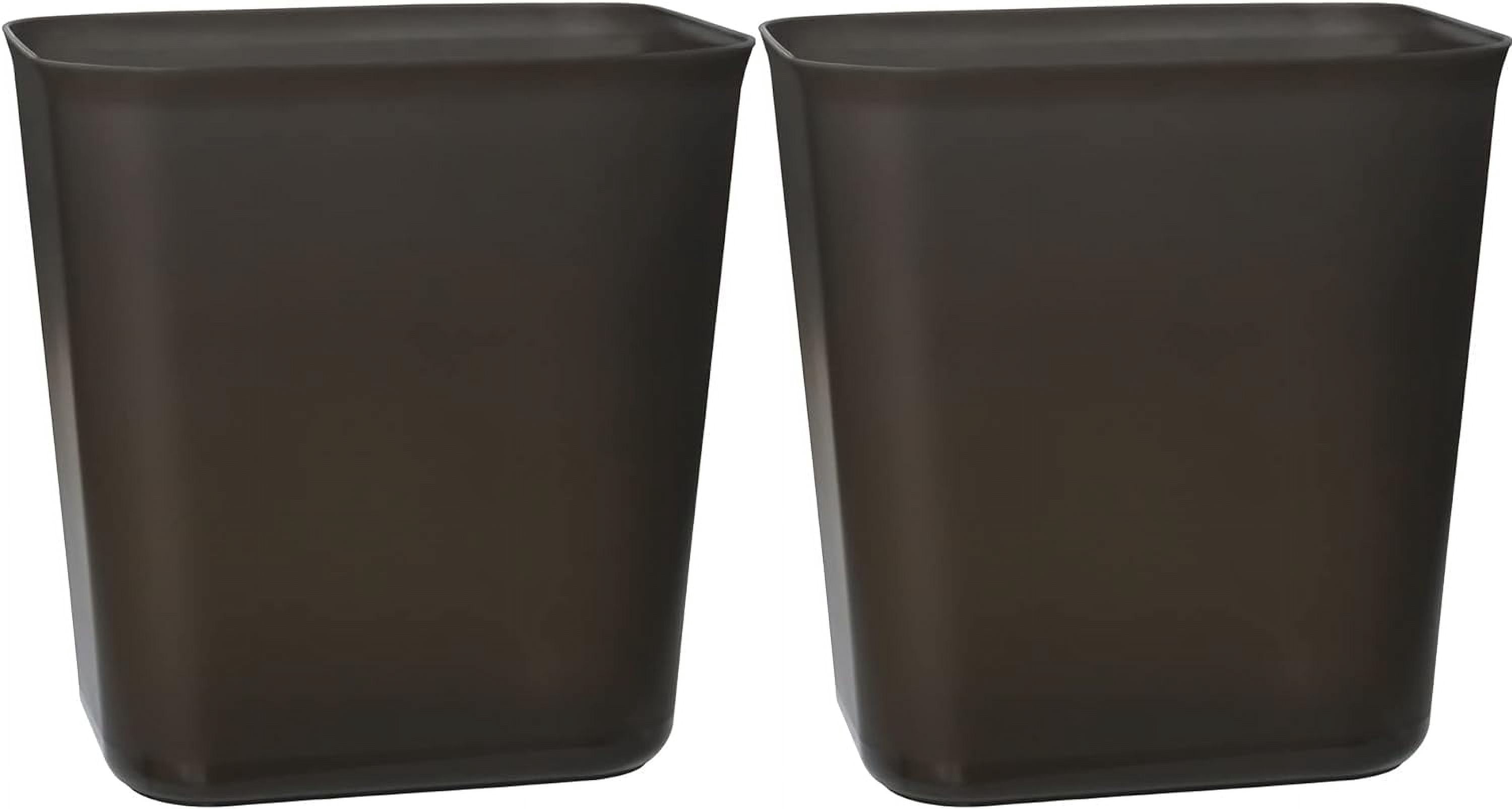 sasyxdc 3 Gallons Efficient Trash Can Wastebasket Fits Under Desk ...