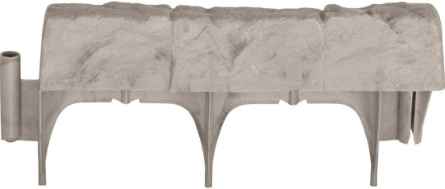 sasyxdc 5 Piece Plastic Border Stone Edging with Modern Style and ...