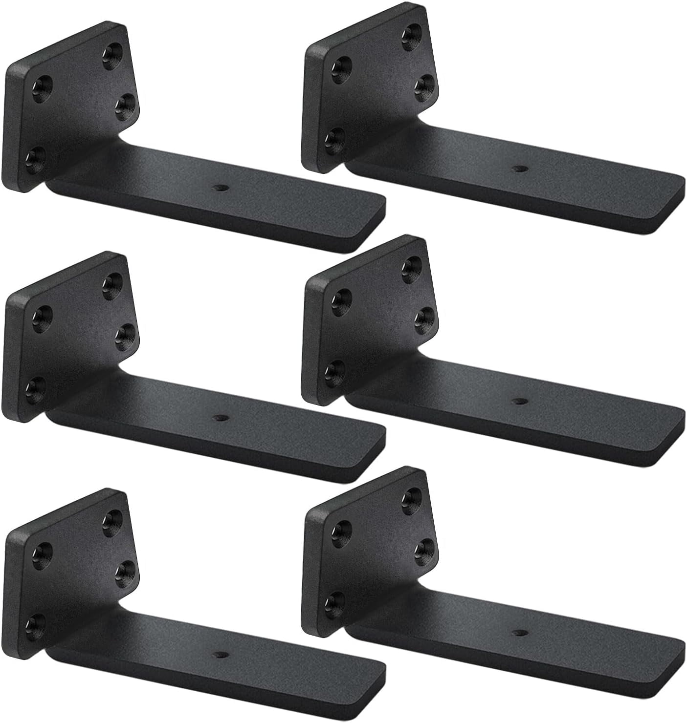 sasyxdc 6 Pack Heavy Duty Shelf Brackets Hidden Shelf Brackets ...