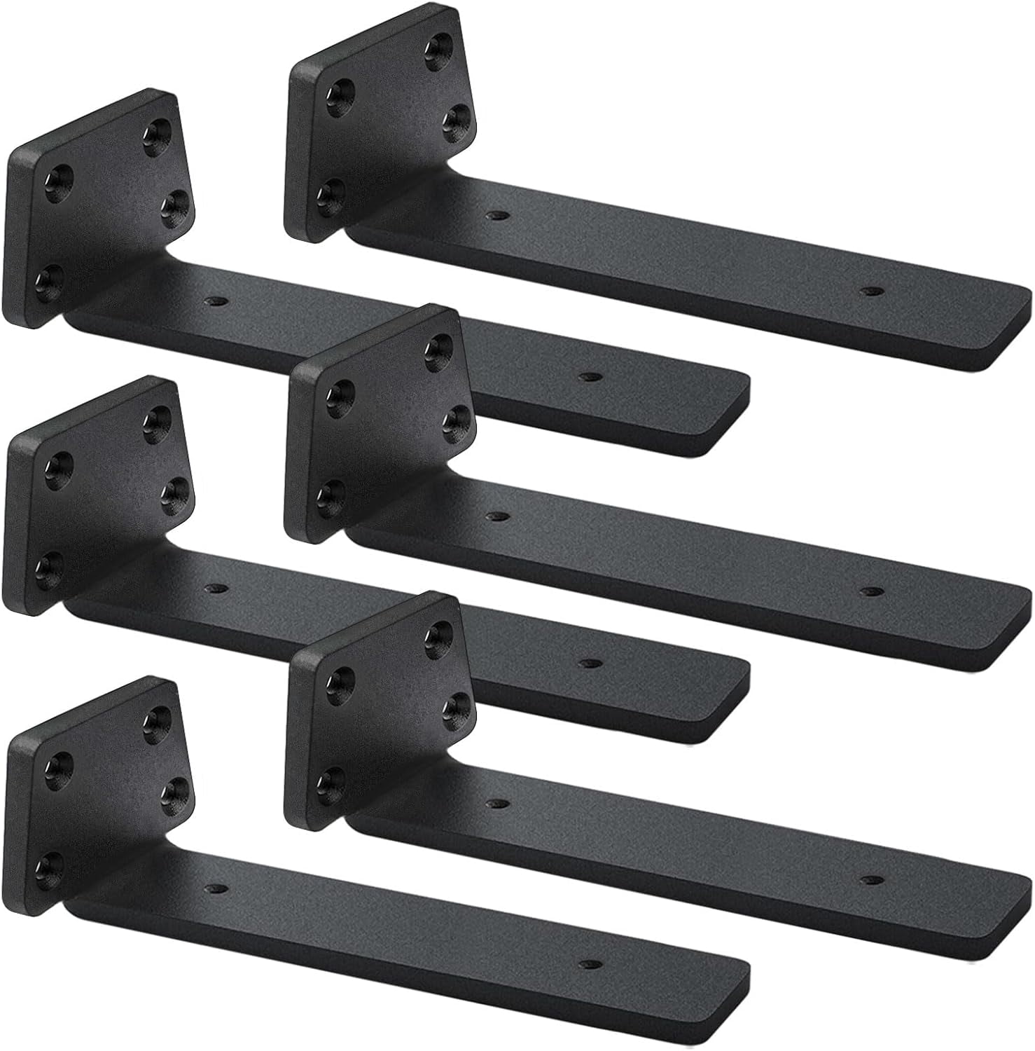 sasyxdc 6 Pack Heavy Duty Shelf Brackets Hidden Shelf Brackets ...