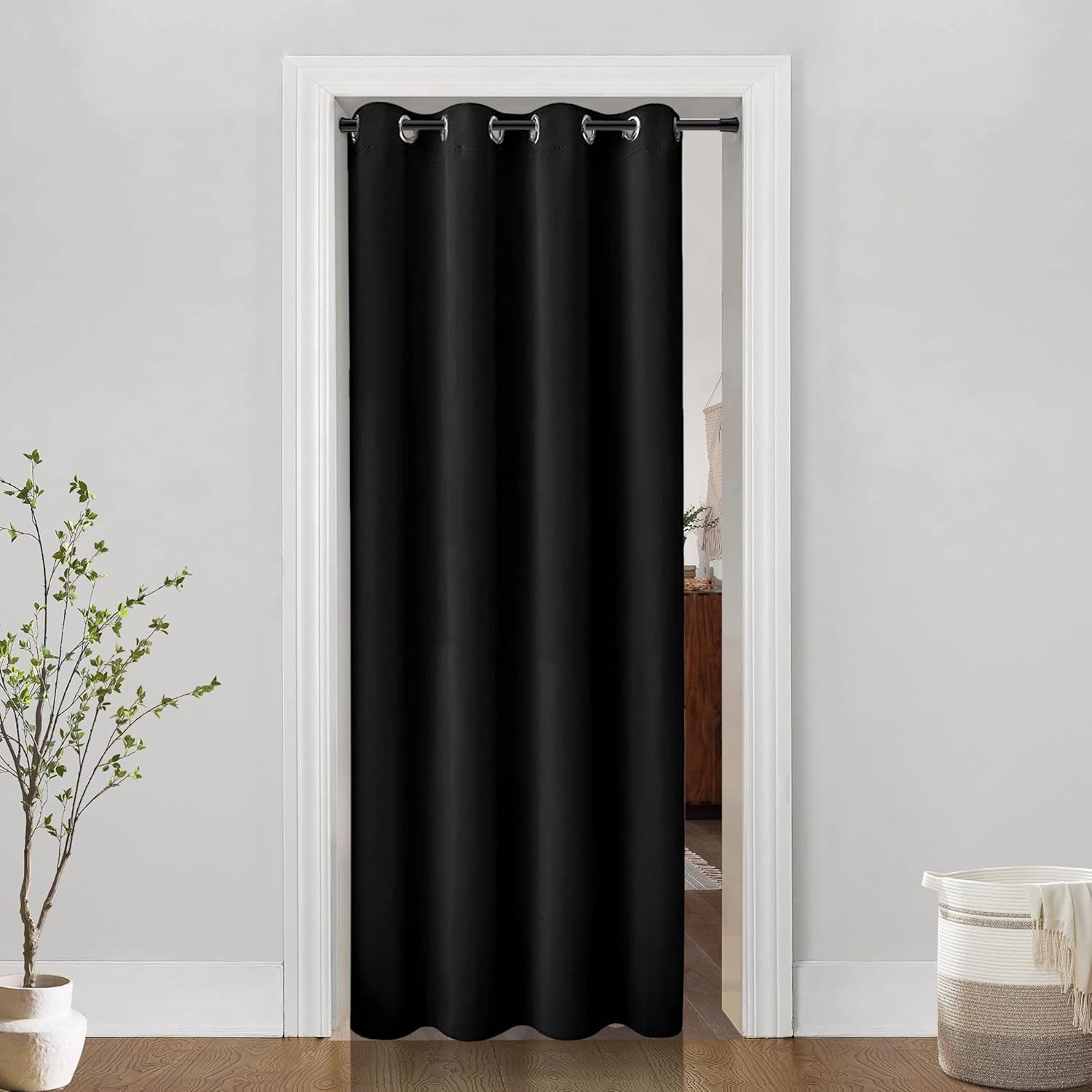 sasyxdc 80 Inch Curtains for Sliding Glass Door 52 in Wide x 80 in Long ...