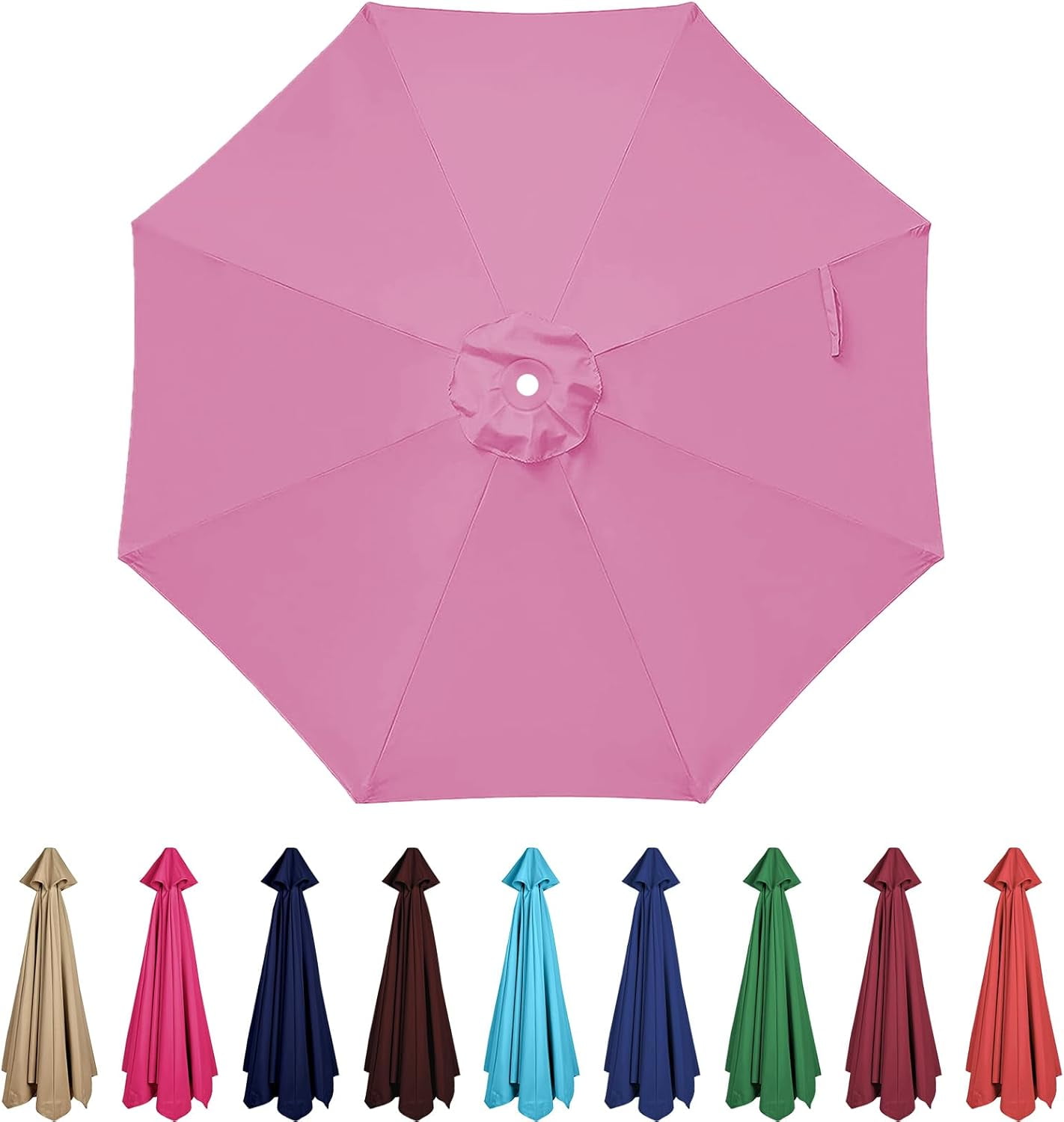 sasyxdc 9 ft QWVGYUOP Canopy for 8 Ribs-Canopy Only - Walmart.com