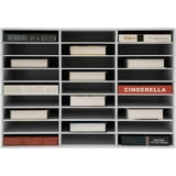 sasyxdc Adjustable Literature Organizer Desktop File Sorter Mail Center ...