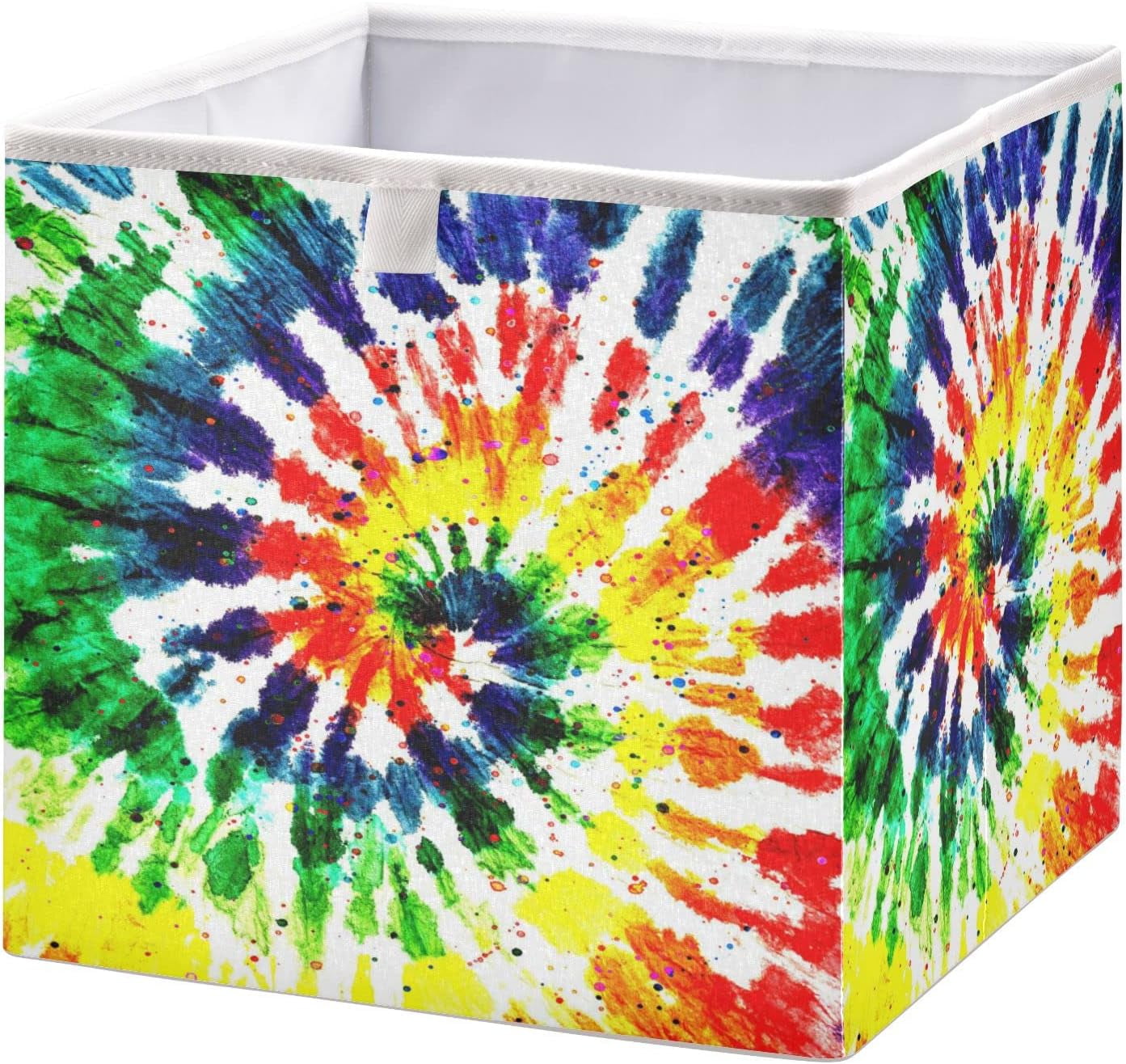 sasyxdc Checkered Racing Flag Cubes Storage Bins 11 inch Collapsible ...