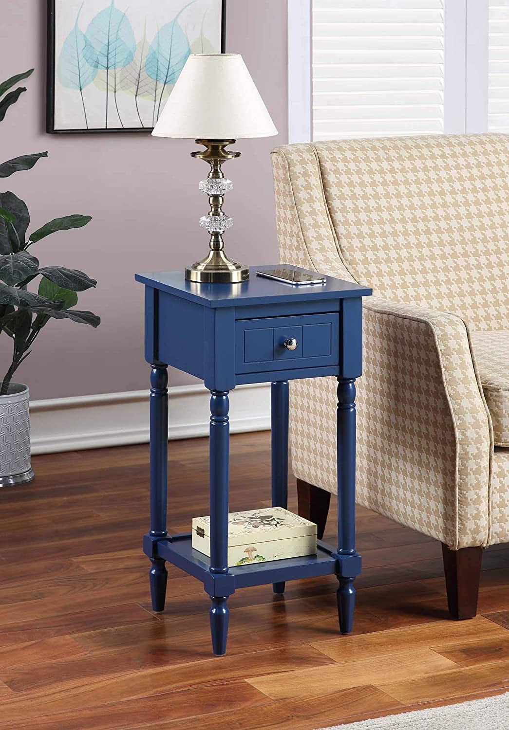 sasyxdc Convenience French Country Khloe 1 Drawer Accent End Table 14 ...