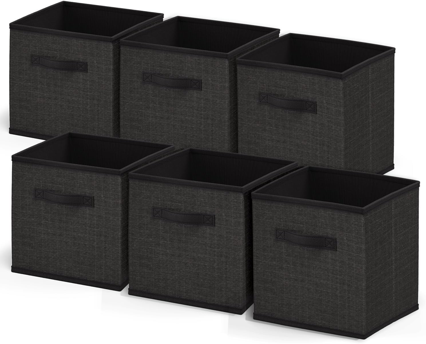 sasyxdc Cube Storage Organizer - Foldable 12-Cube Fabric Bins With ...